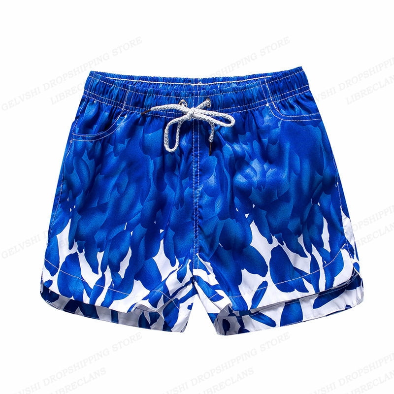 Tropic Plant &Flower Swimwear Shorts Floral 3D print Surfing Board ...