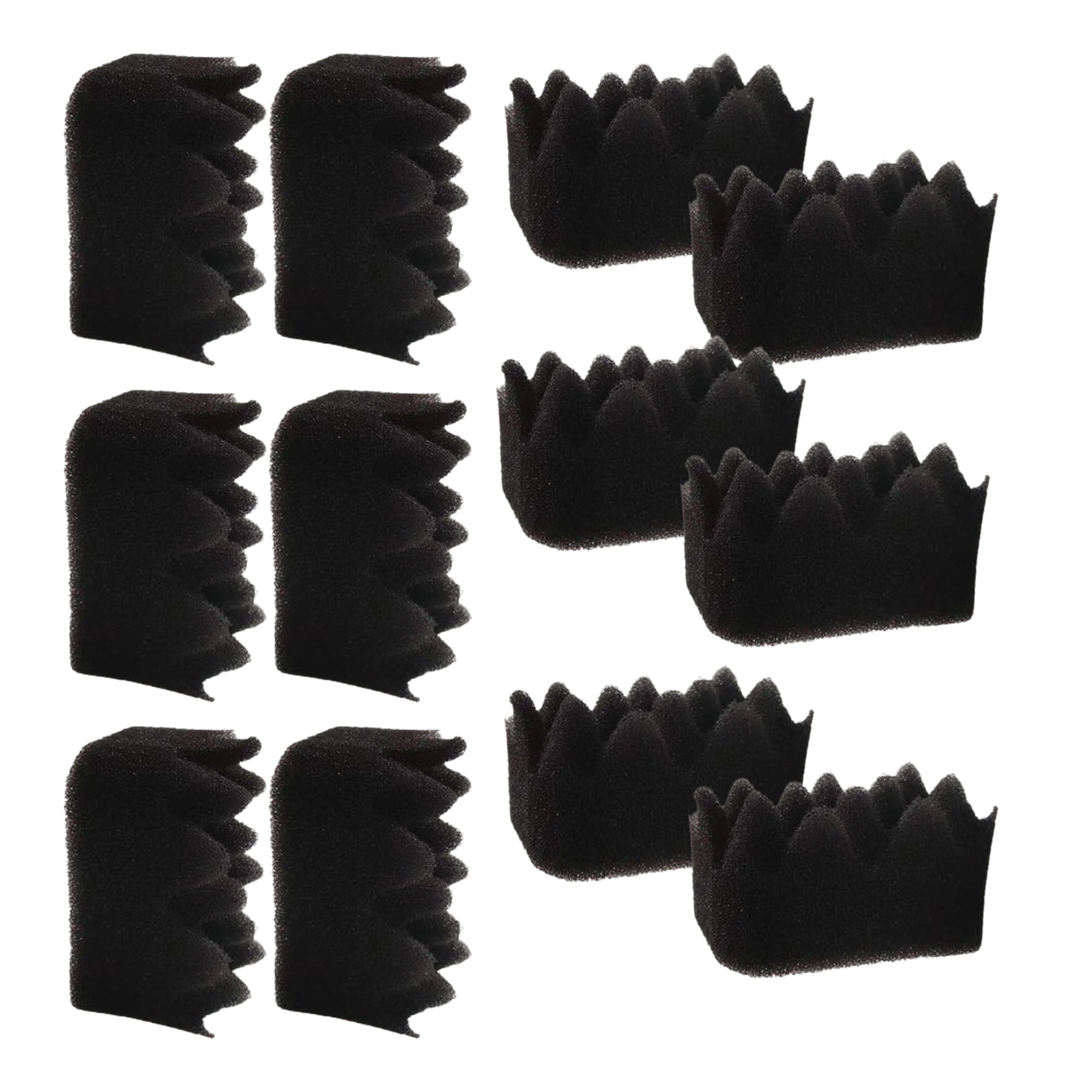 TropicAqua 12 Block Foam Filter Pads for Hagen Fluval 304/305/306/404 ...