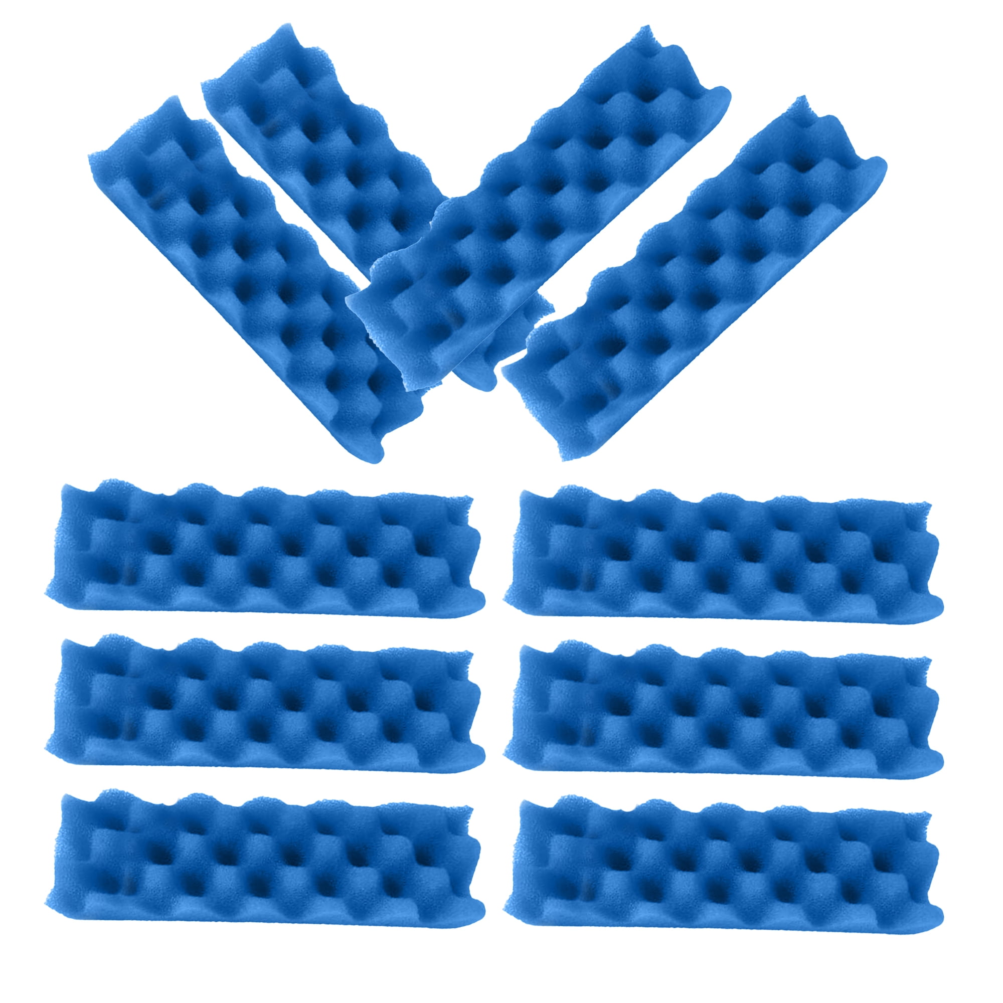 TropicAqua Blue Foam Filter Pads Replacement Compatible with Fluval 206 ...