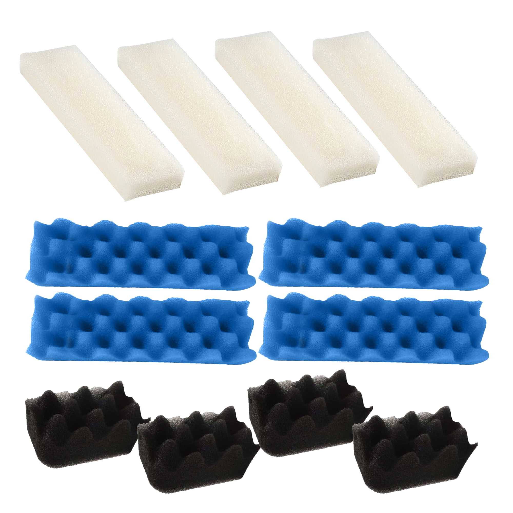 TropicAqua Replacement Aquarium Bio Sponge Foam Filter Pads Inserts ...