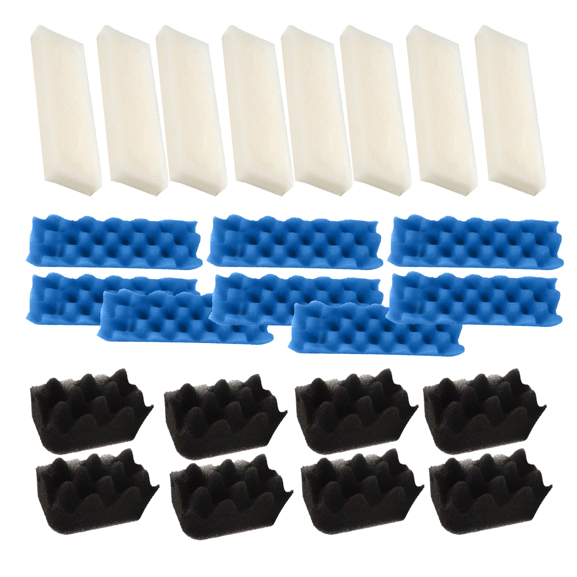 TropicAqua Replacement Aquarium Bio Sponge Foam Filter Pads Inserts ...