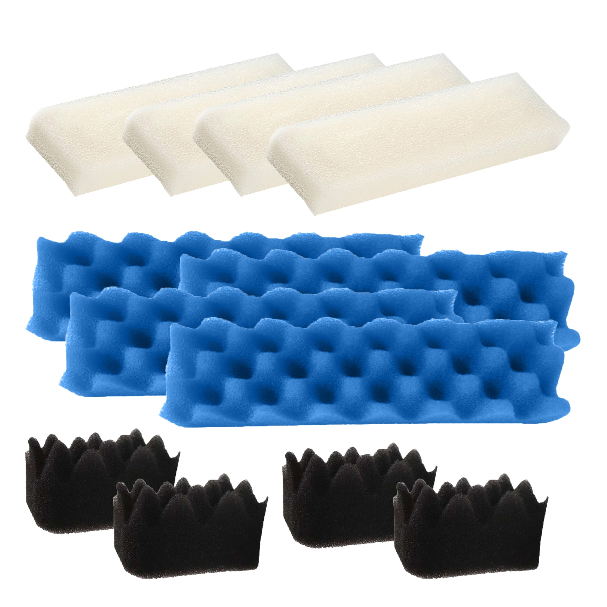 TropicAqua Replacement Aquarium Bio Sponge Foam Filter Pads Inserts ...