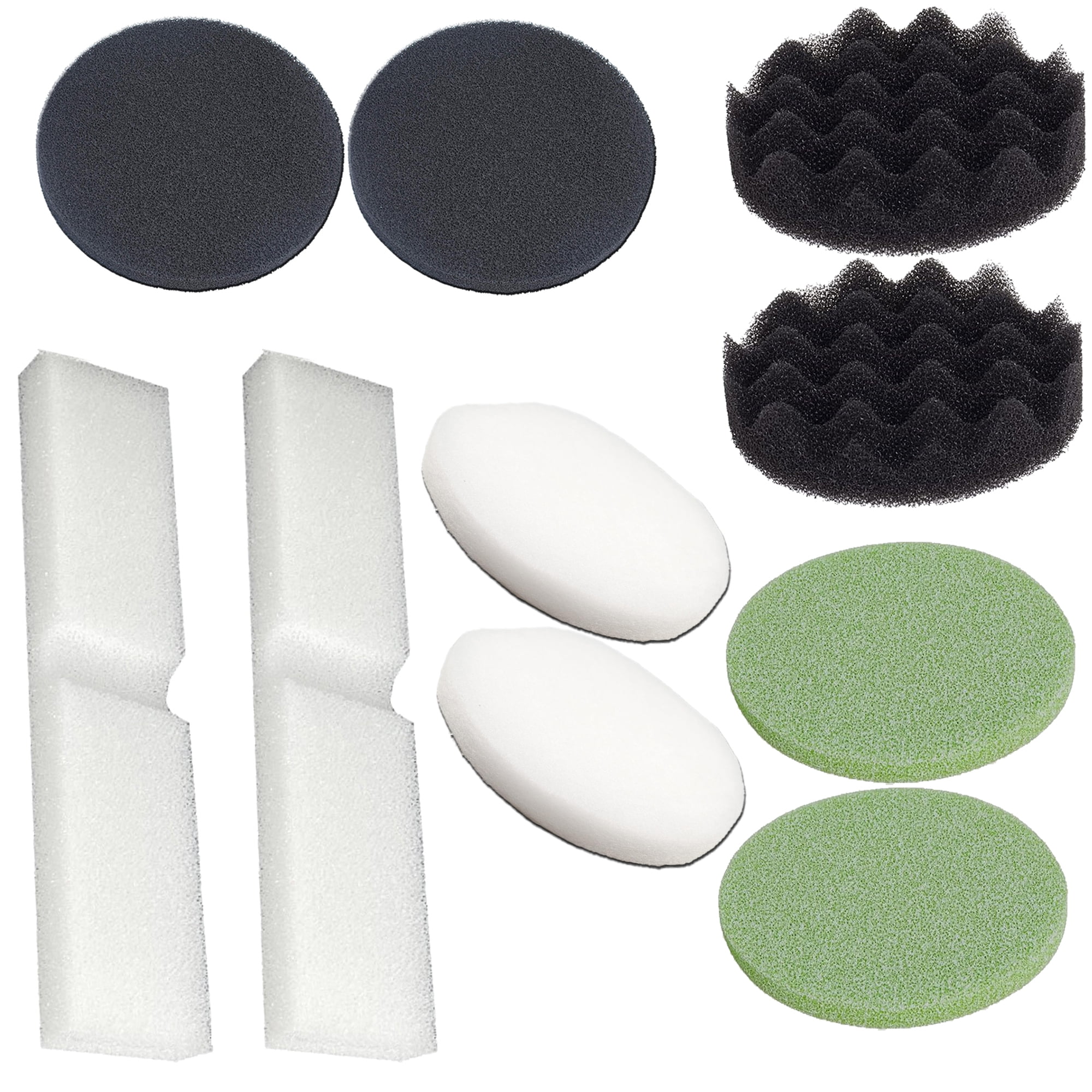 TropicAqua Replacement Aquarium Bio Sponge Foam Filter Pads Kit ...