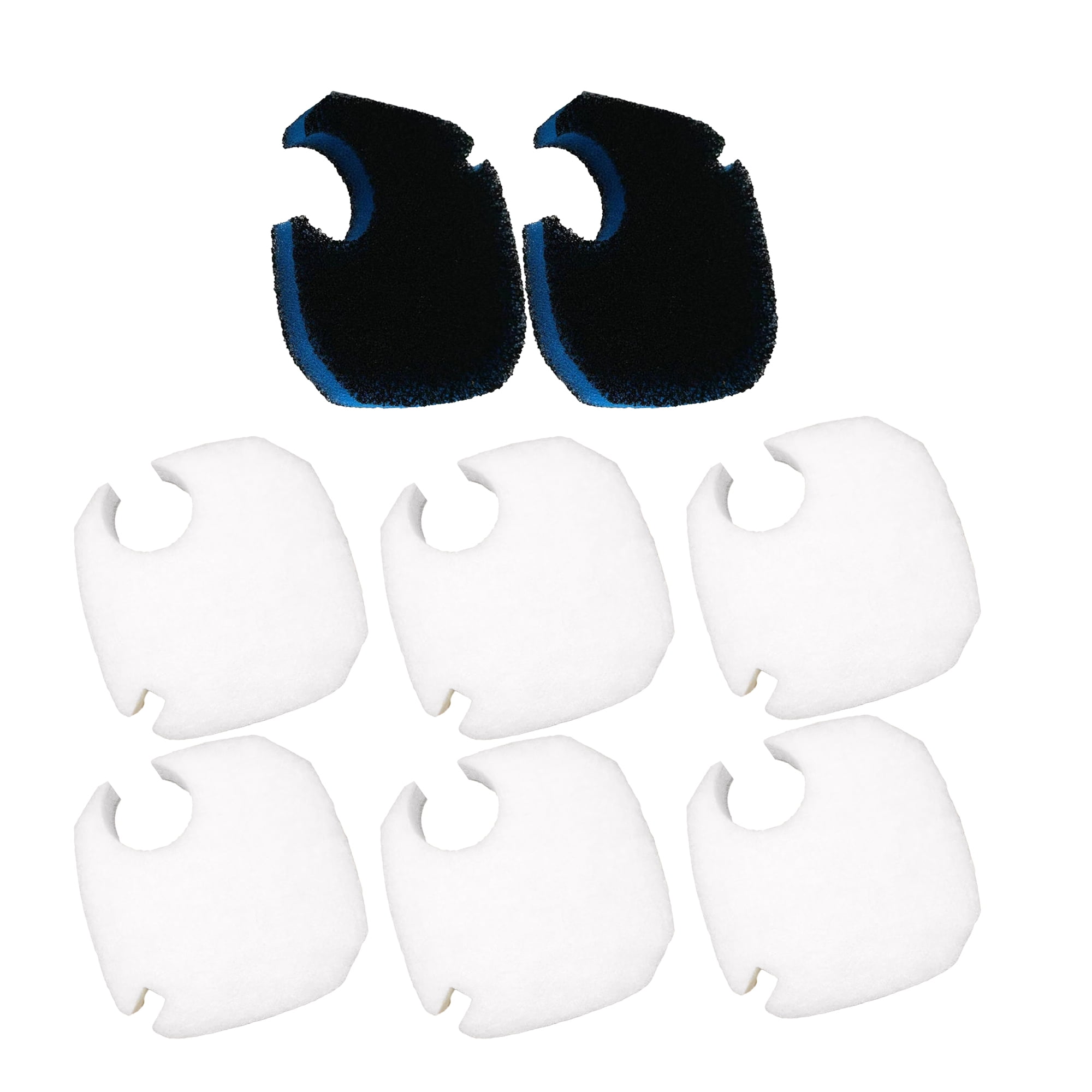 TropicAqua Replacement Aquarium Fine Filter Water Polishing Pads Sponge ...