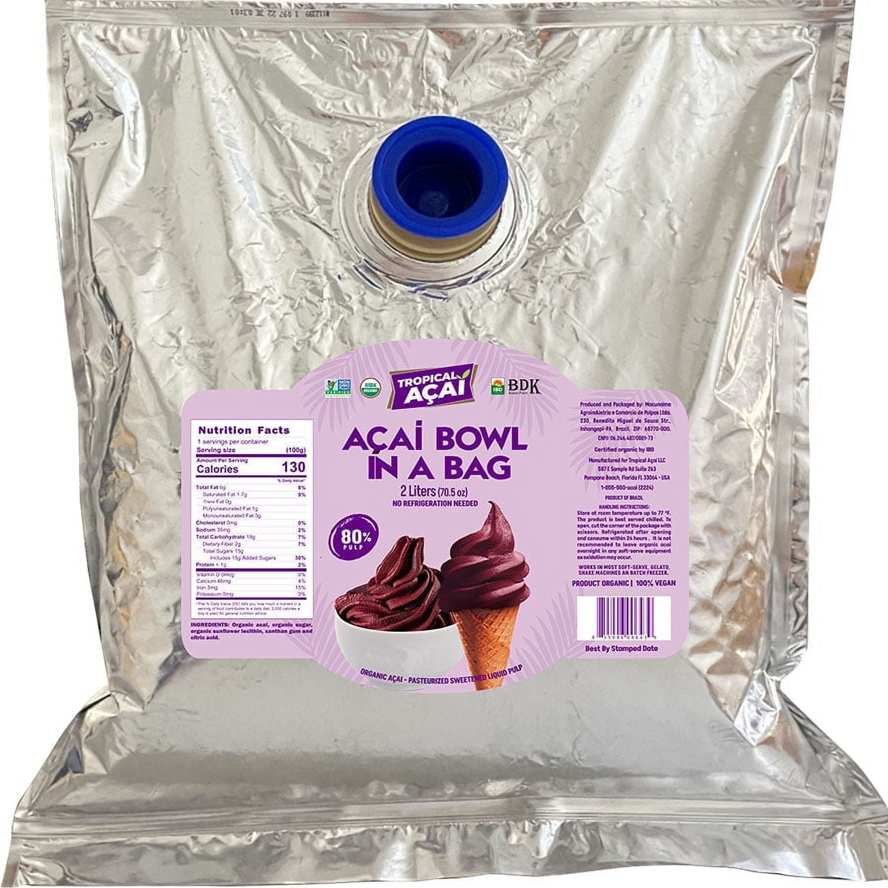 Organic Acai Soft-Serve Machine Mix, 80% Acai Pulp, Chile | Ubuy