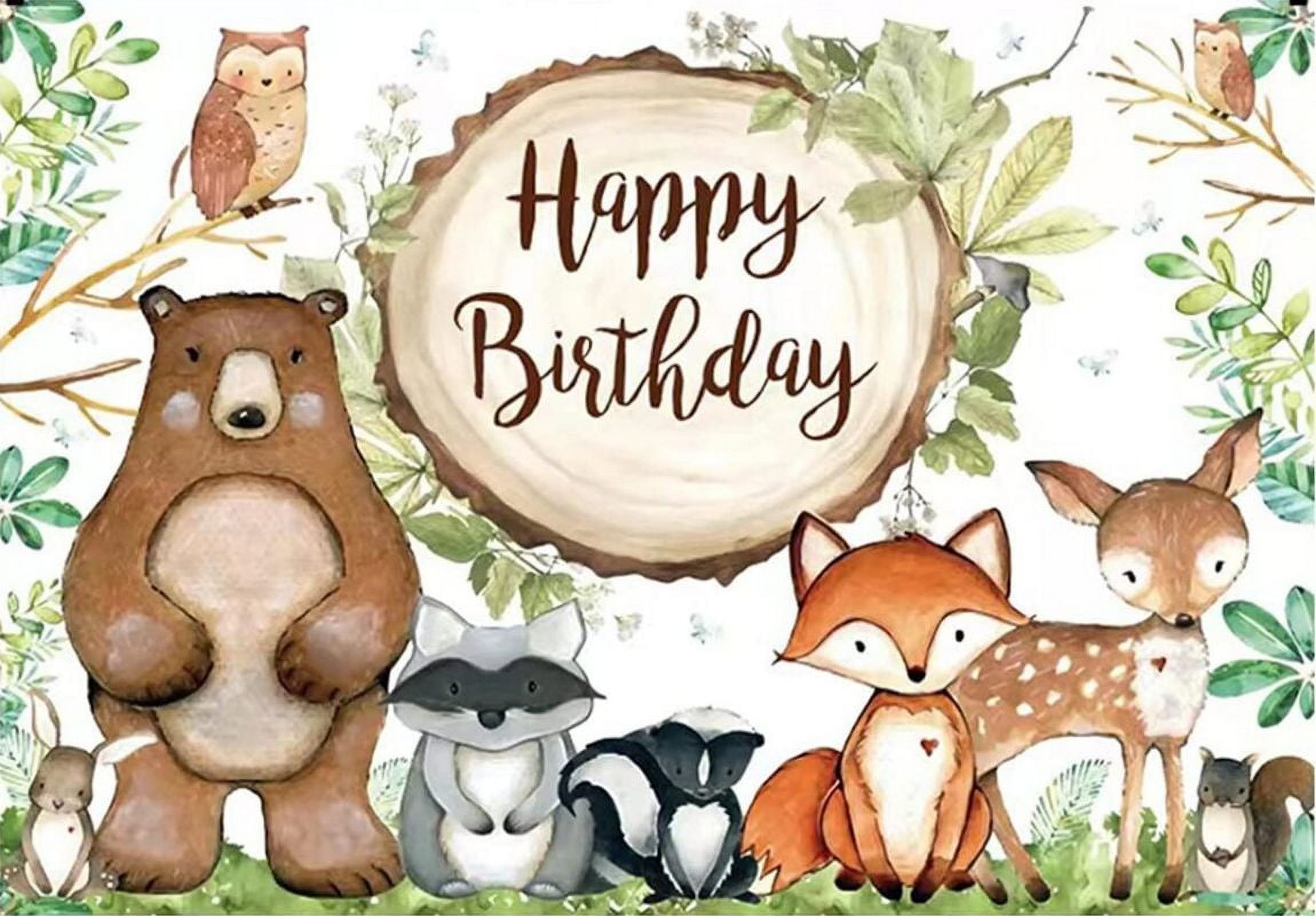 Tropical African Background Custom Birthday Backdrop Jungle Photography ...