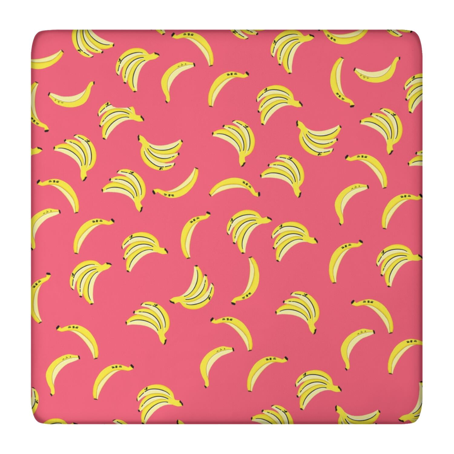 Tropical Banana Pattern Tablecloth Yellow Fruit Design Cute Kawaii ...