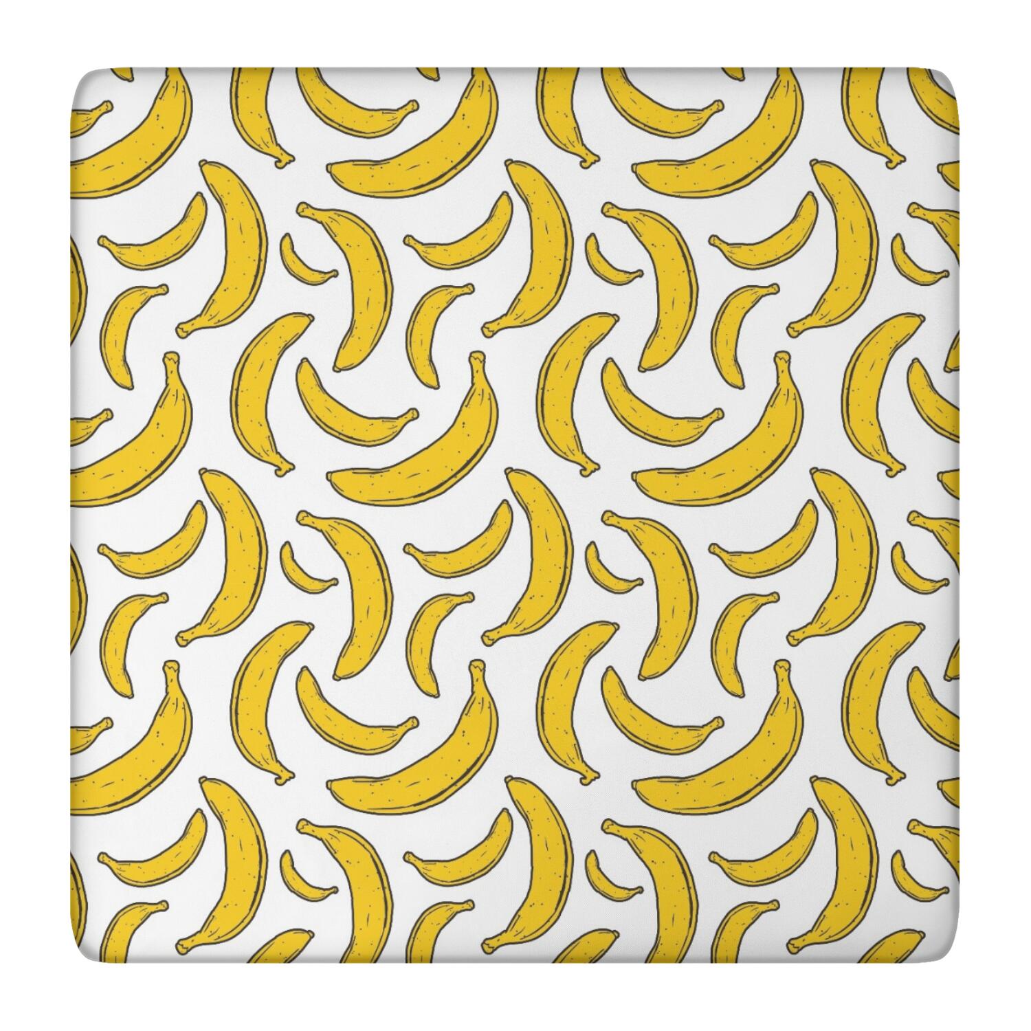 Tropical Banana Pattern Tablecloth Yellow Fruit Design Cute Kawaii ...