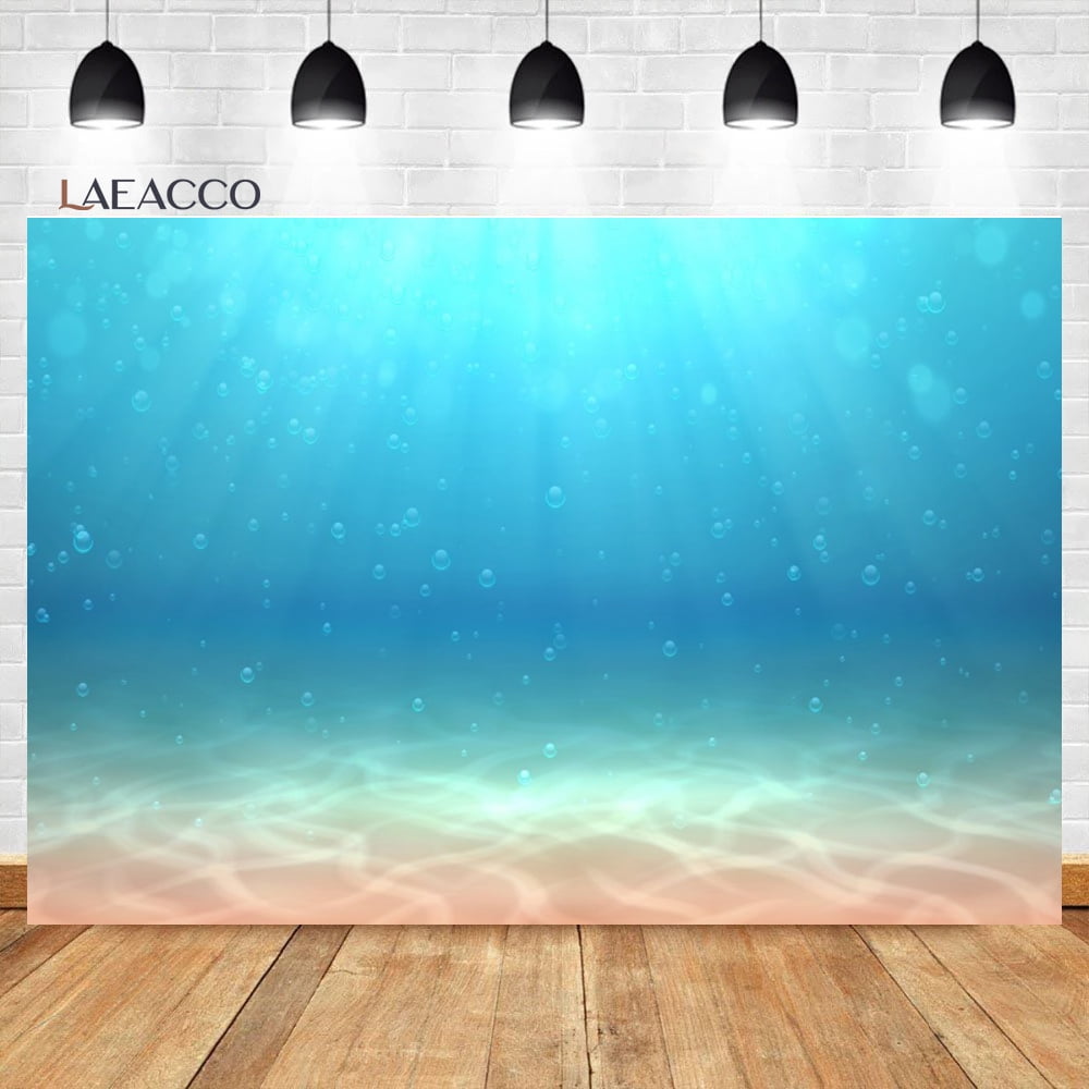 Tropical Beach Backdrop Summer Seaside Sand Beach Palm Trees Ocean ...