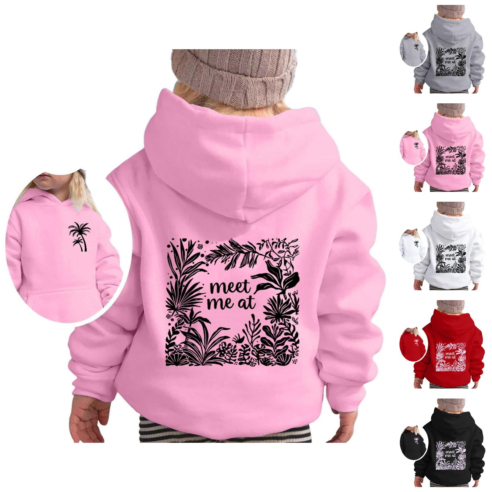 Tropical Beach Hoodies for Kids Coconut Tree Long Sleeve Vacation ...