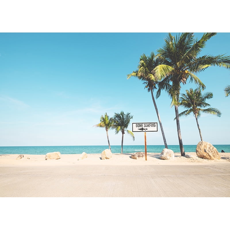 Tropical Beach Natural Landscape Photography Backdrops Landscape Blue ...