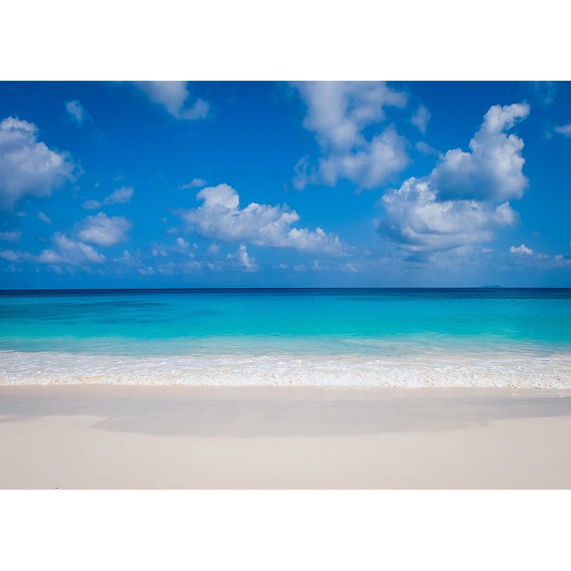 Tropical Beach Natural Landscape Photography Backdrops Landscape Blue ...