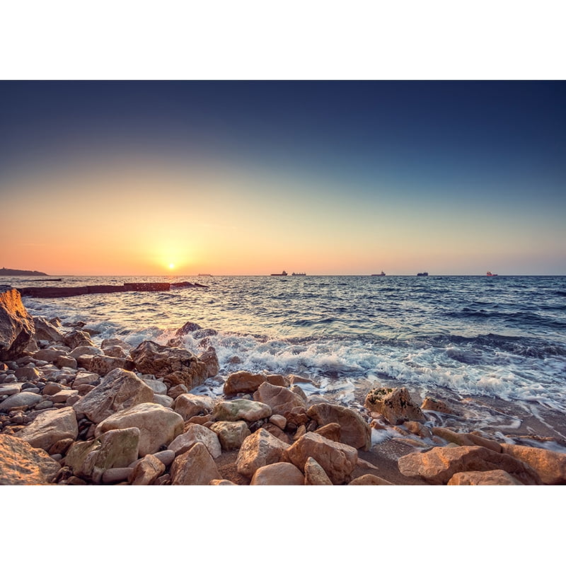 Tropical Beach Natural Landscape Photography Backdrops Landscape Blue ...