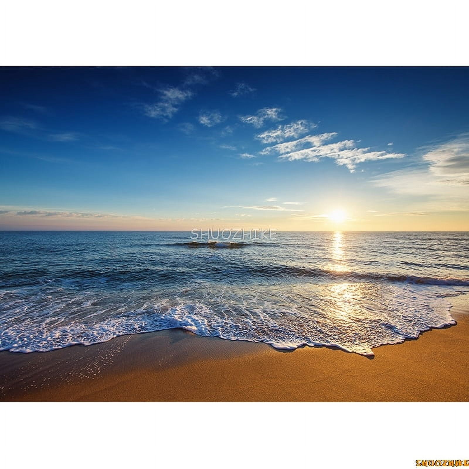Tropical Beach Natural Landscape Photography Backdrops Landscape Blue ...