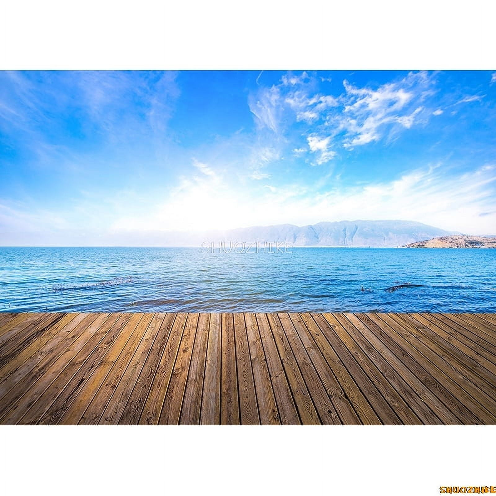 Tropical Beach Natural Landscape Photography Backdrops Landscape Blue ...