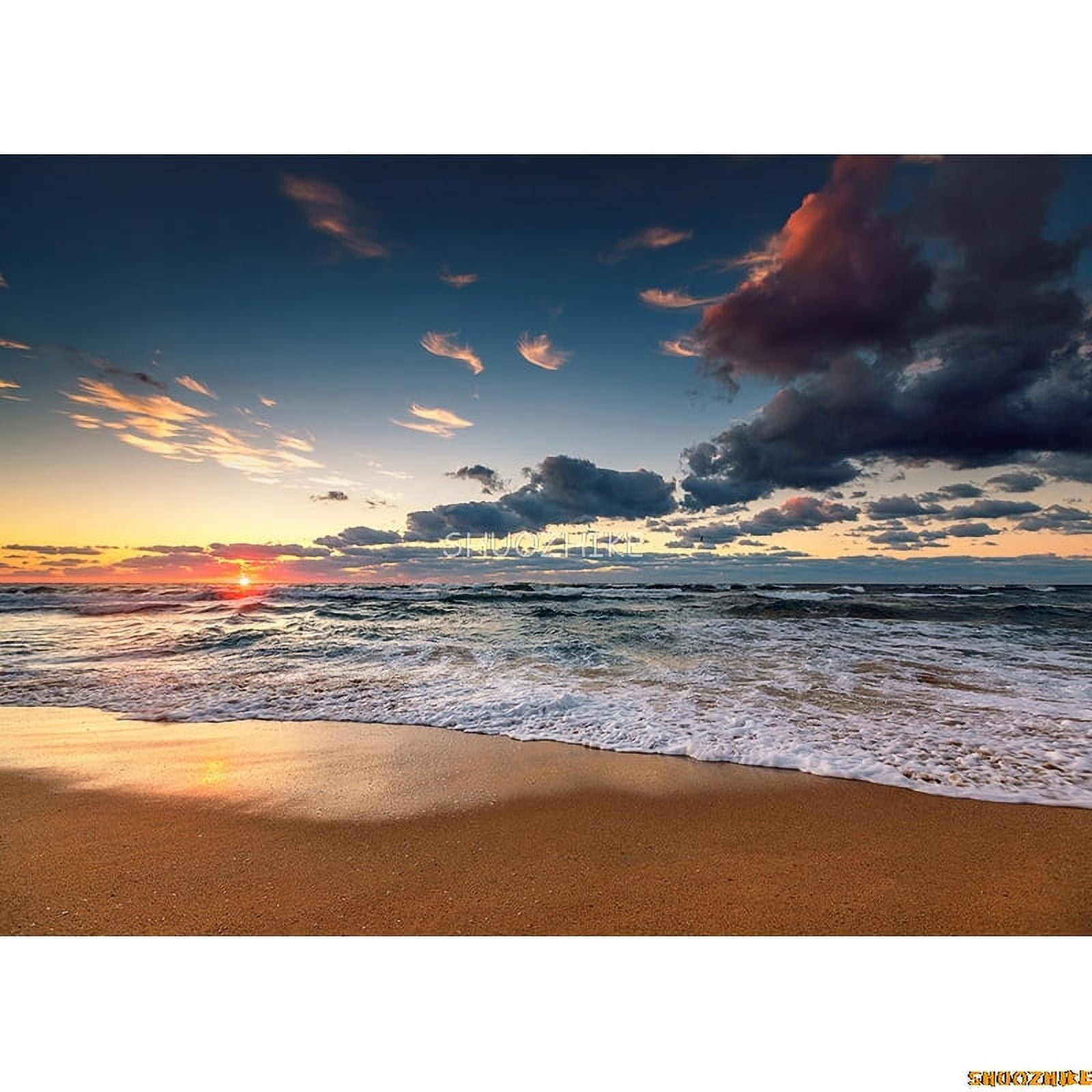Tropical Beach Natural Landscape Photography Backdrops Landscape Blue ...