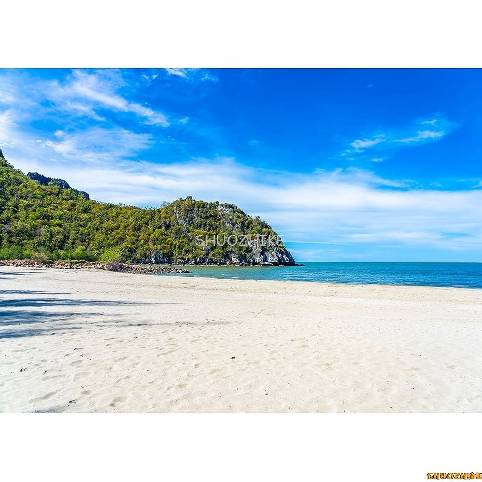 Tropical Beach Natural Landscape Photography Backdrops Landscape Blue ...