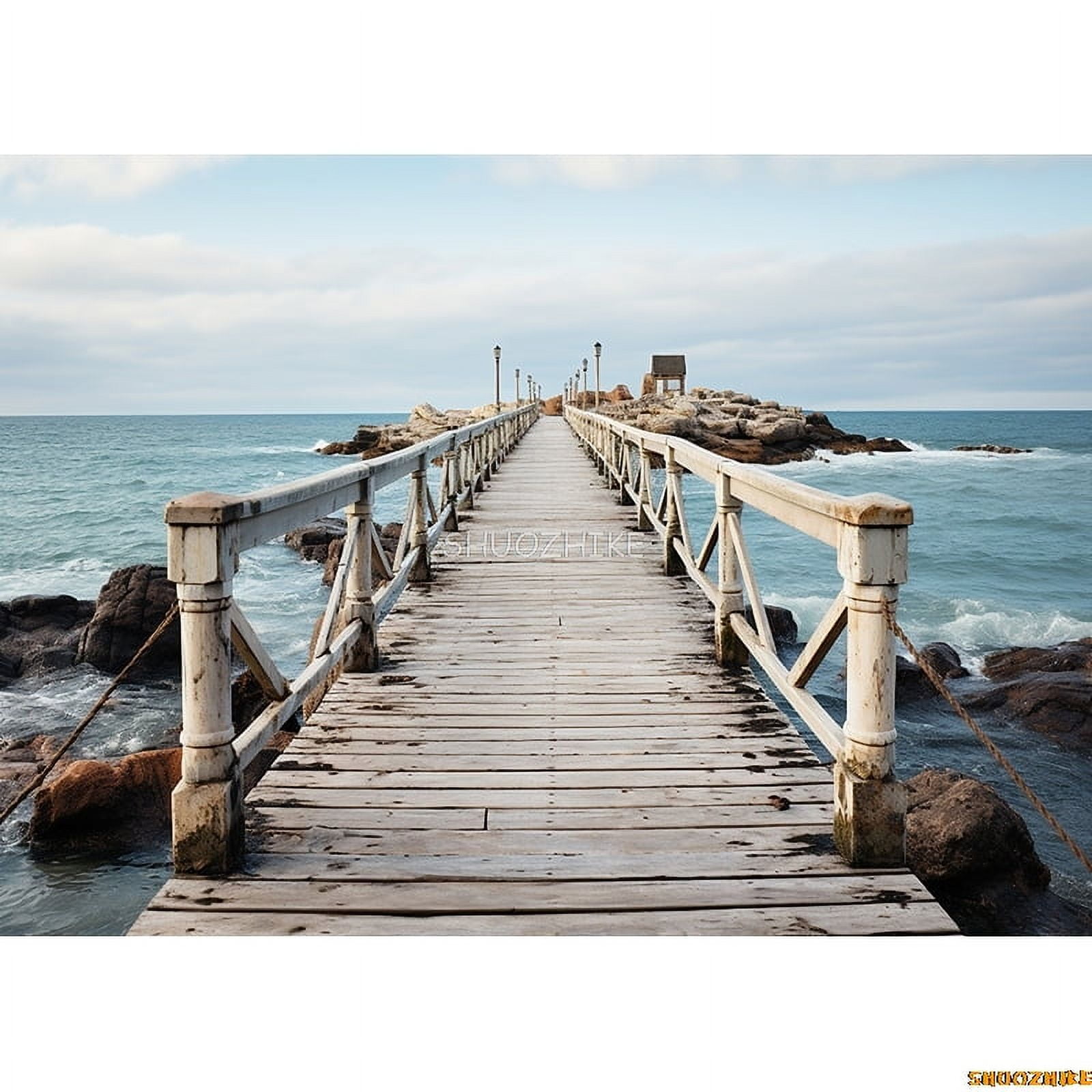 Tropical Beach Natural Landscape Photography Backdrops Landscape Blue ...