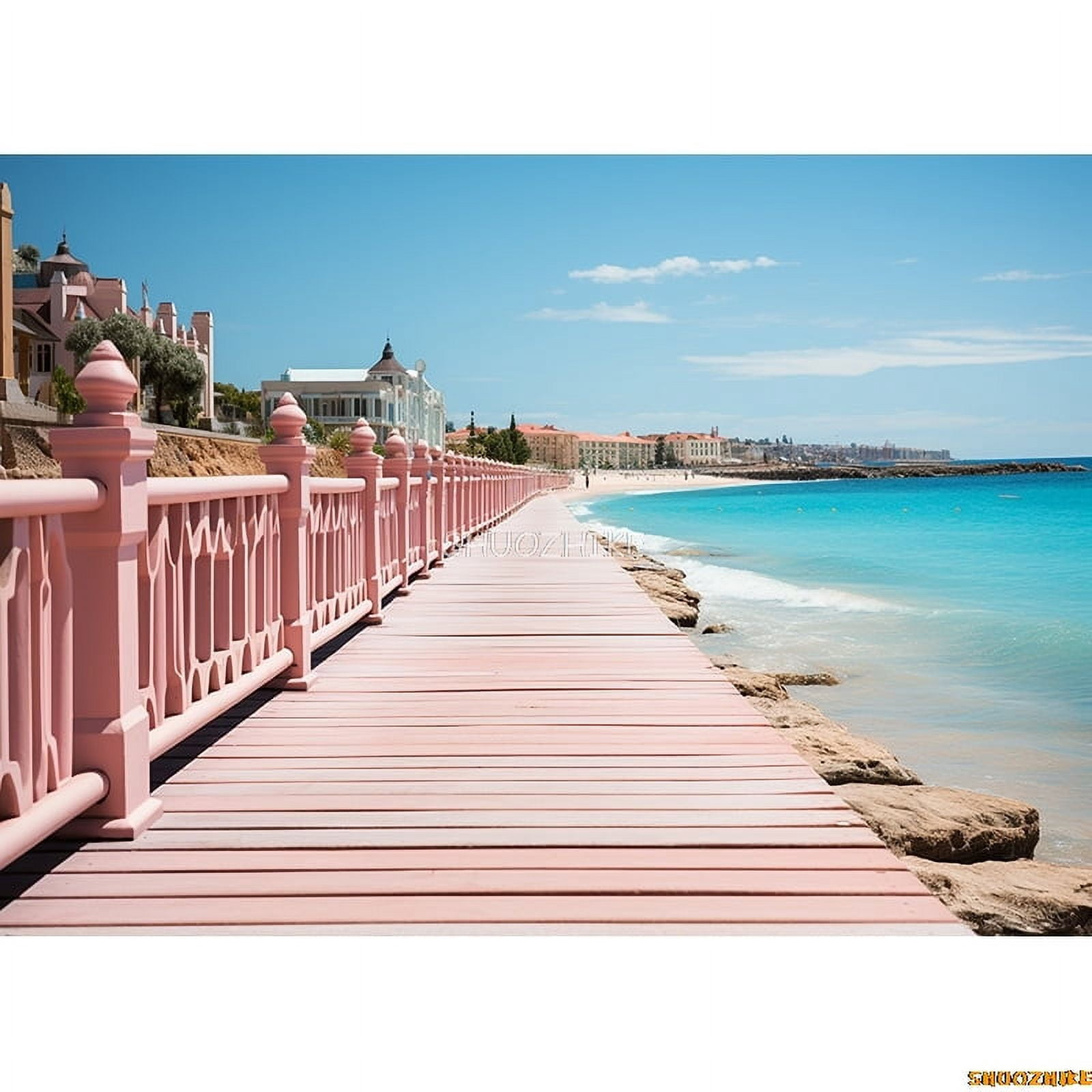 Tropical Beach Natural Landscape Photography Backdrops Landscape Blue ...