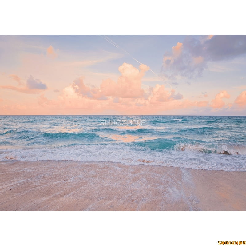 Tropical Beach Natural Landscape Photography Backdrops Landscape Blue ...
