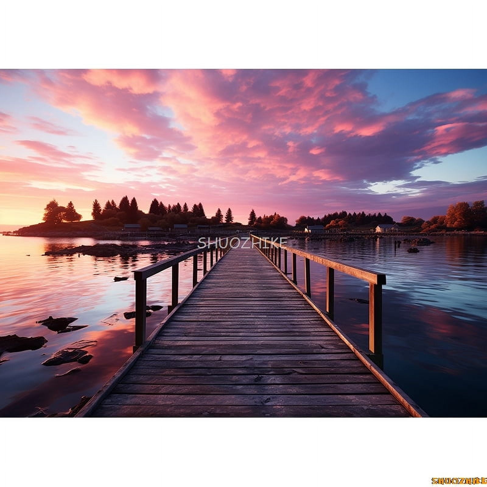 Tropical Beach Natural Landscape Photography Backdrops Landscape Blue ...