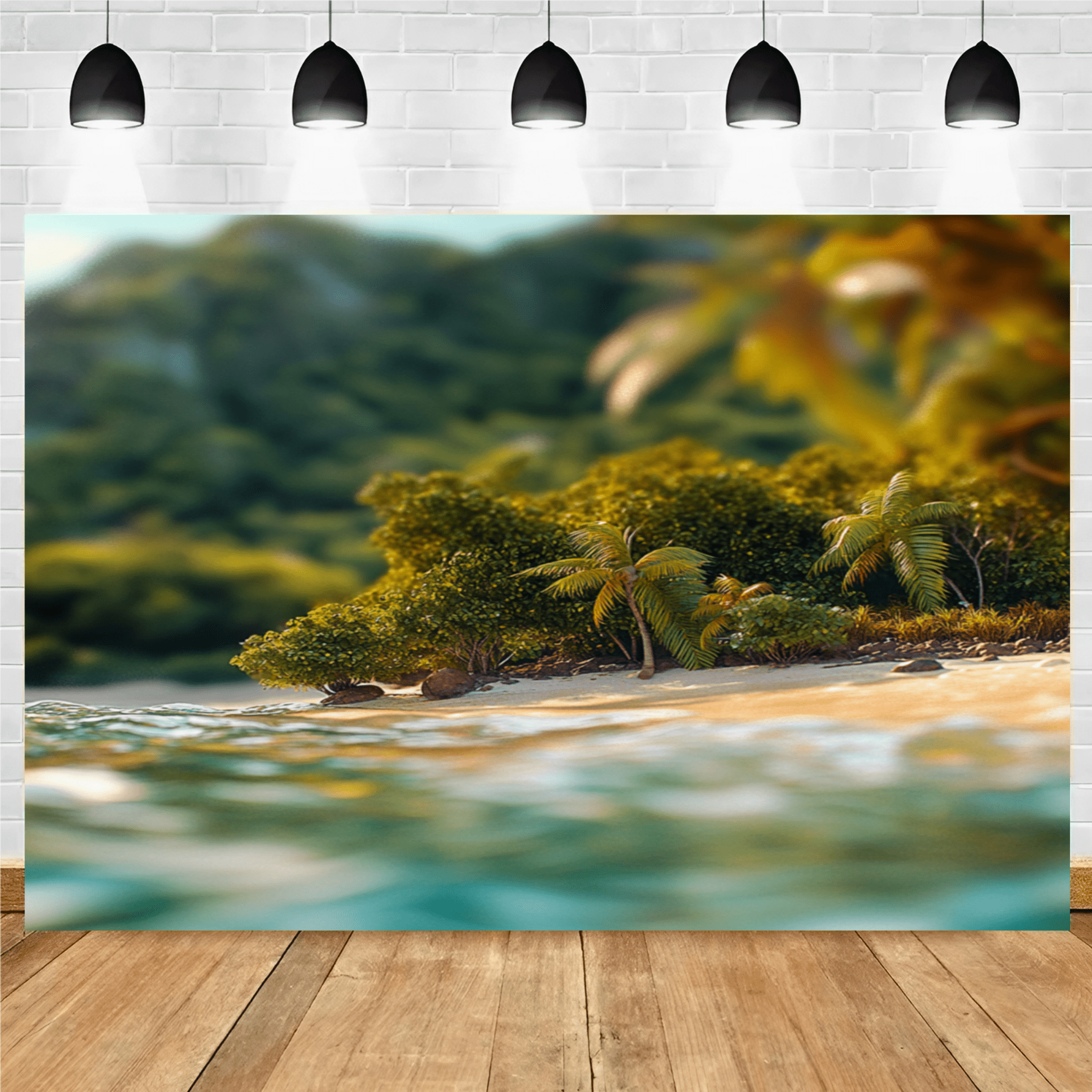 Tropical Beach Paradise(116) Natural Scenic Backdrops Summer Landscape ...