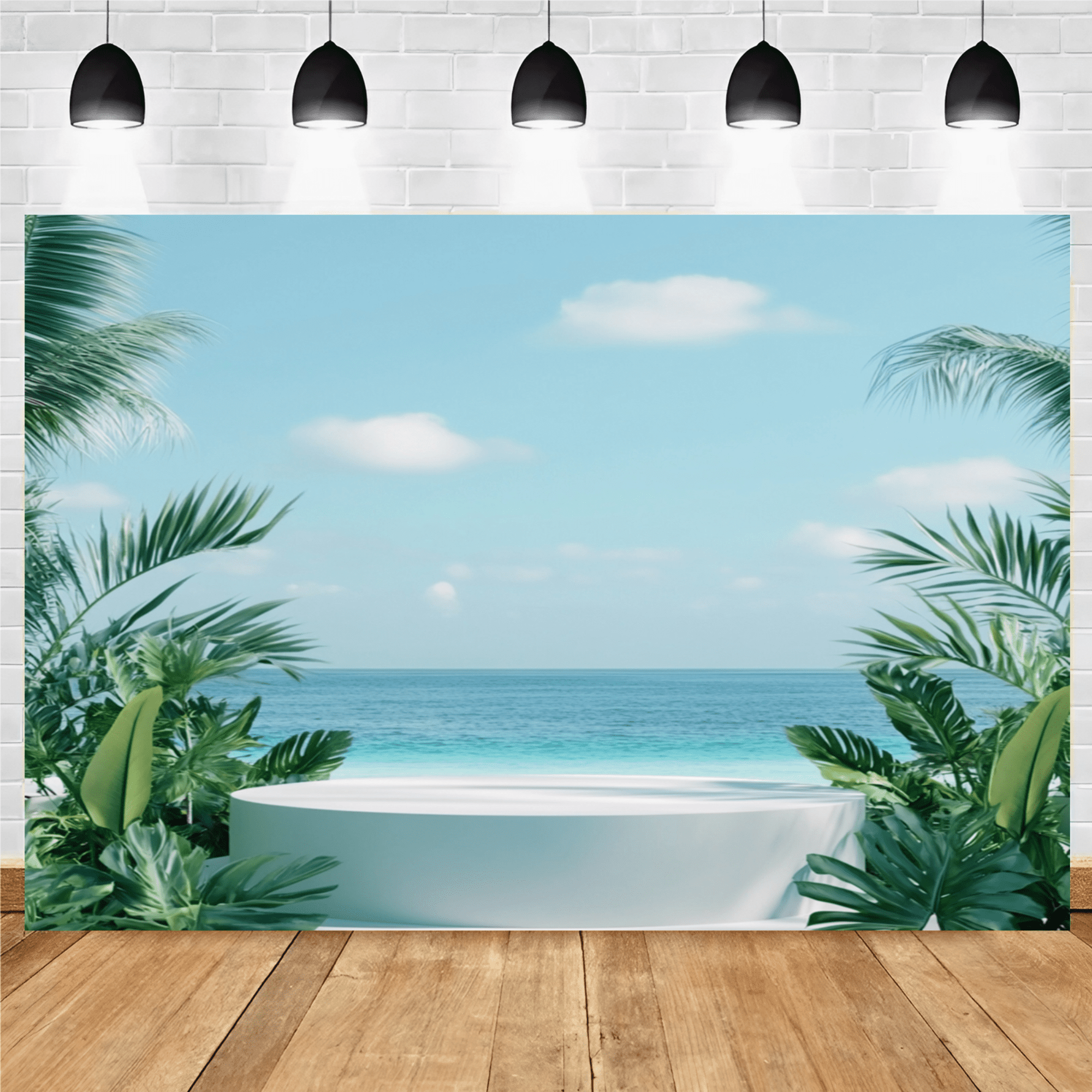 Tropical Beach Scene(30) Natural Scenic Backdrops Summer Landscape ...