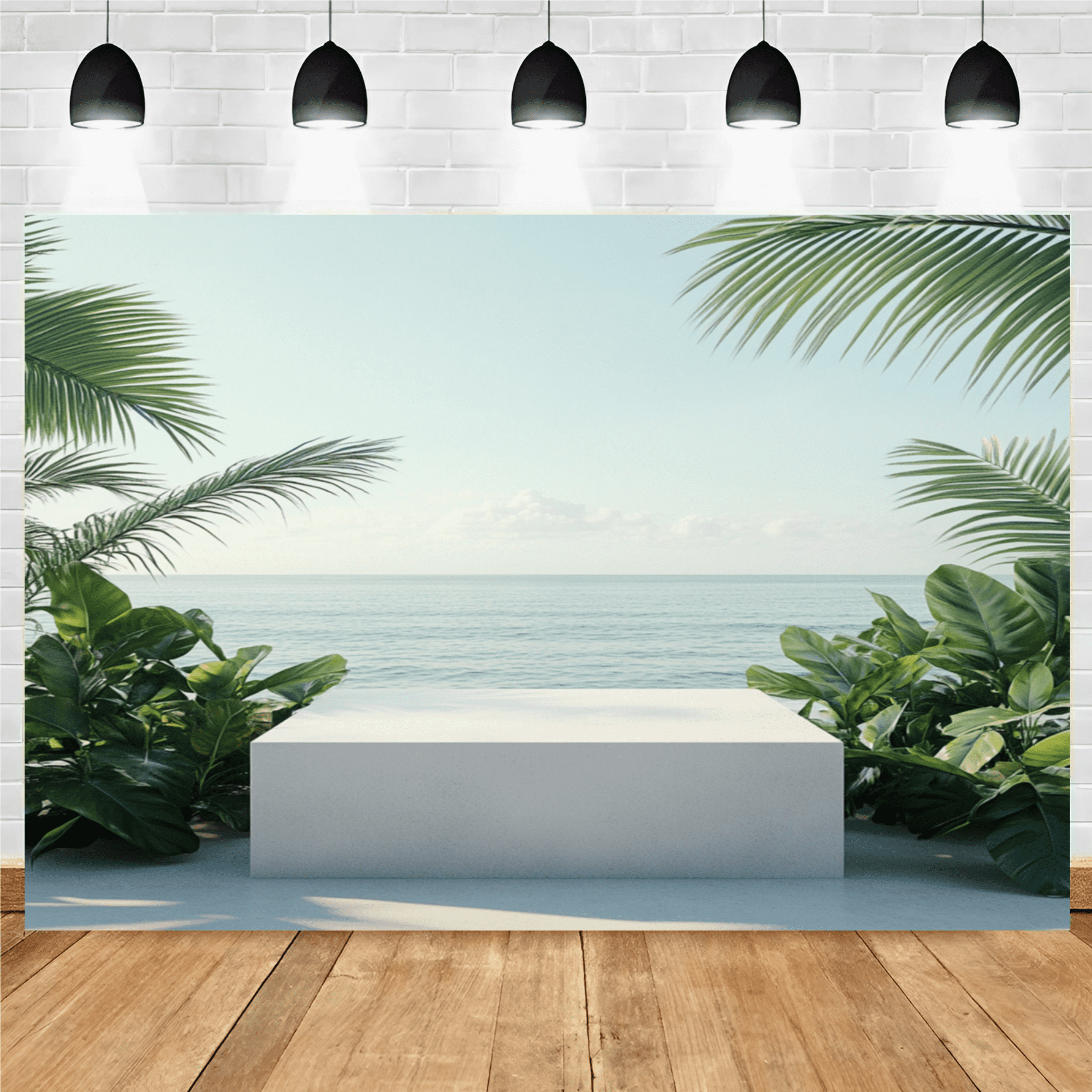 Tropical Beach Scene(40) Natural Scenic Backdrops Summer Landscape ...