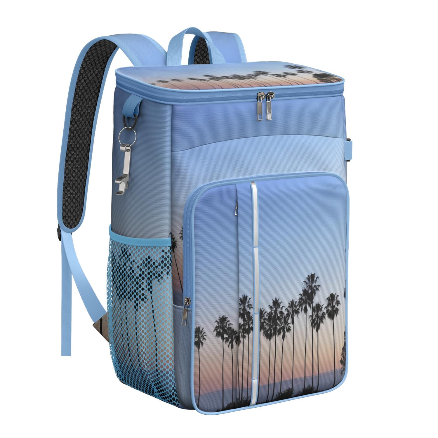 Tropical Beach Sunset Insulated Backpack Cooler, Waterproof Leak Proof ...
