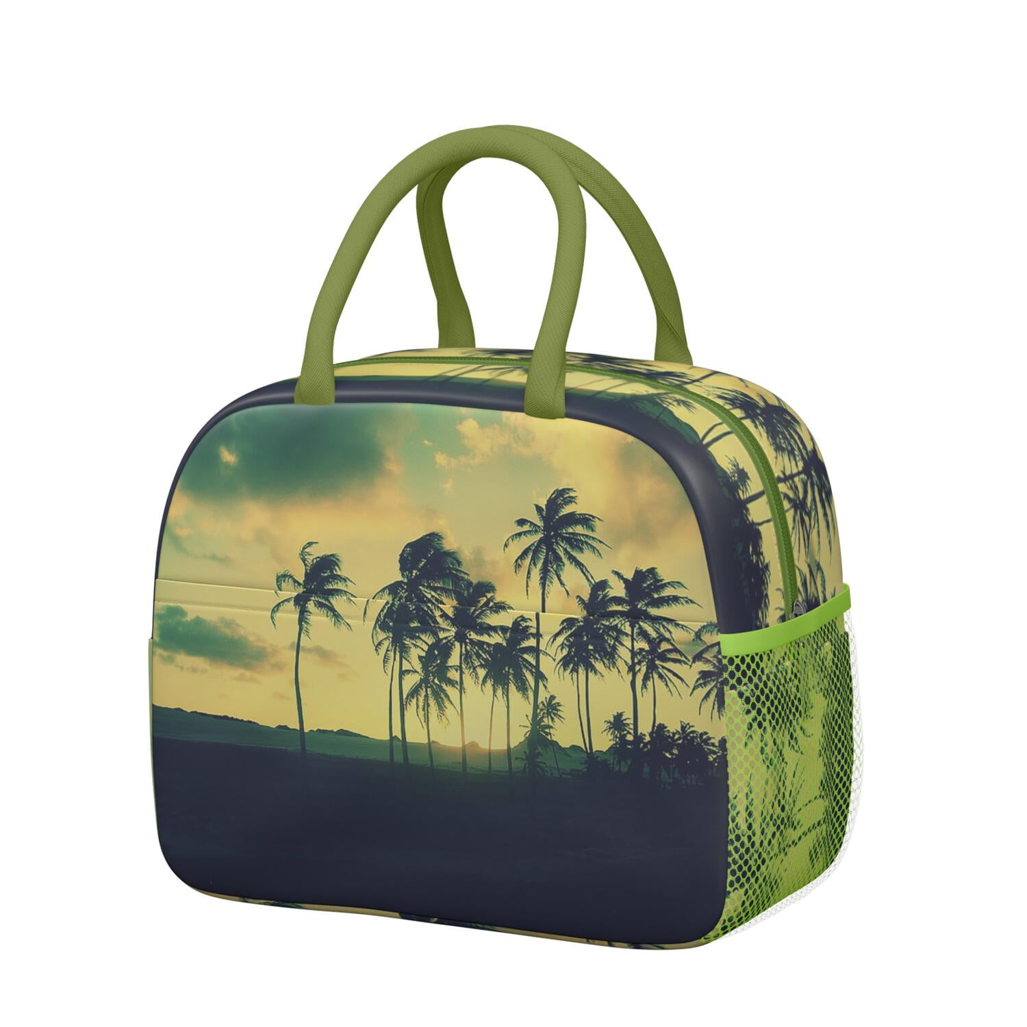 Tropical Beach Sunset Insulated Lunch Box - Leakproof, Sturdy Build ...