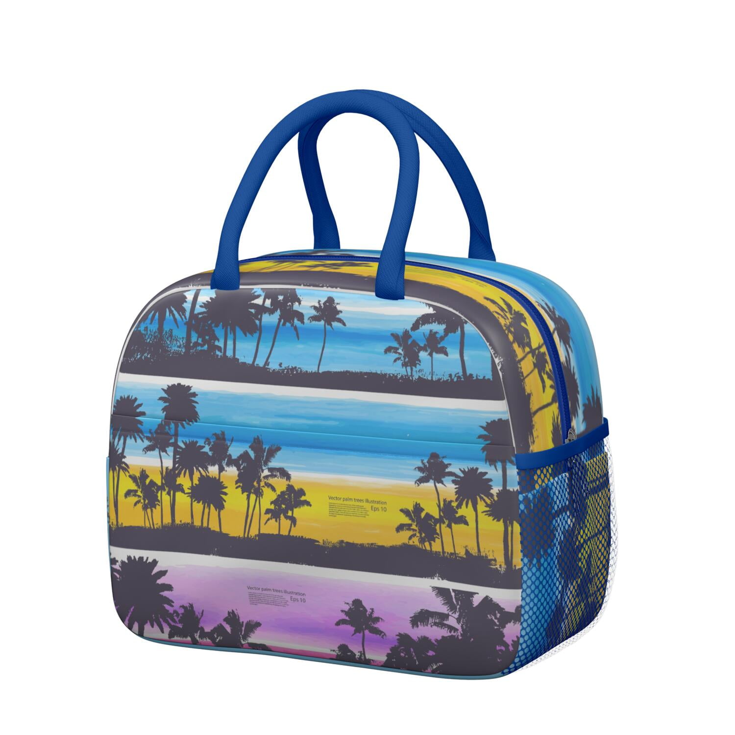 Tropical Beach Sunset Insulated Lunch Box - Leakproof, Sturdy Build ...