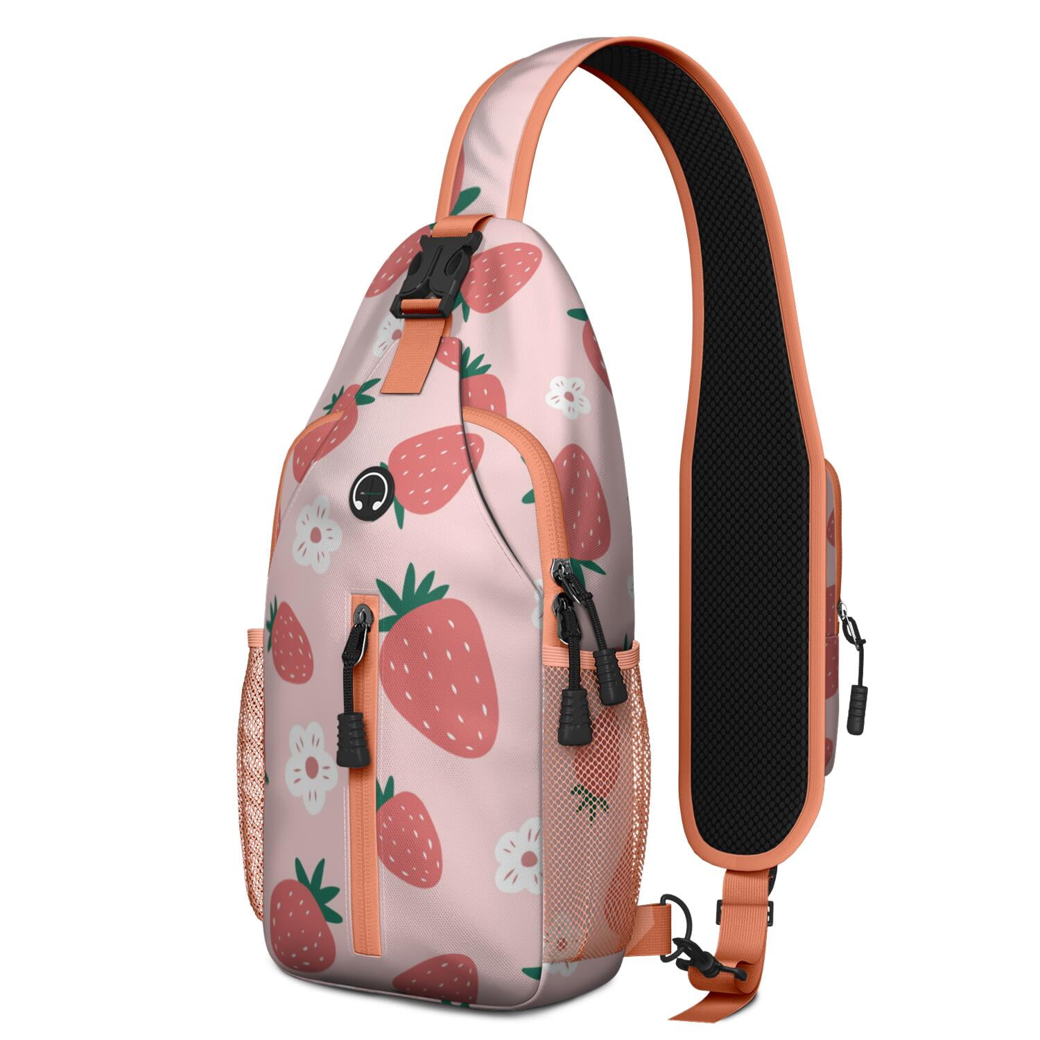 Tropical Beach Sunset Sling Backpack – Boho Style Water-Resistant Sling ...