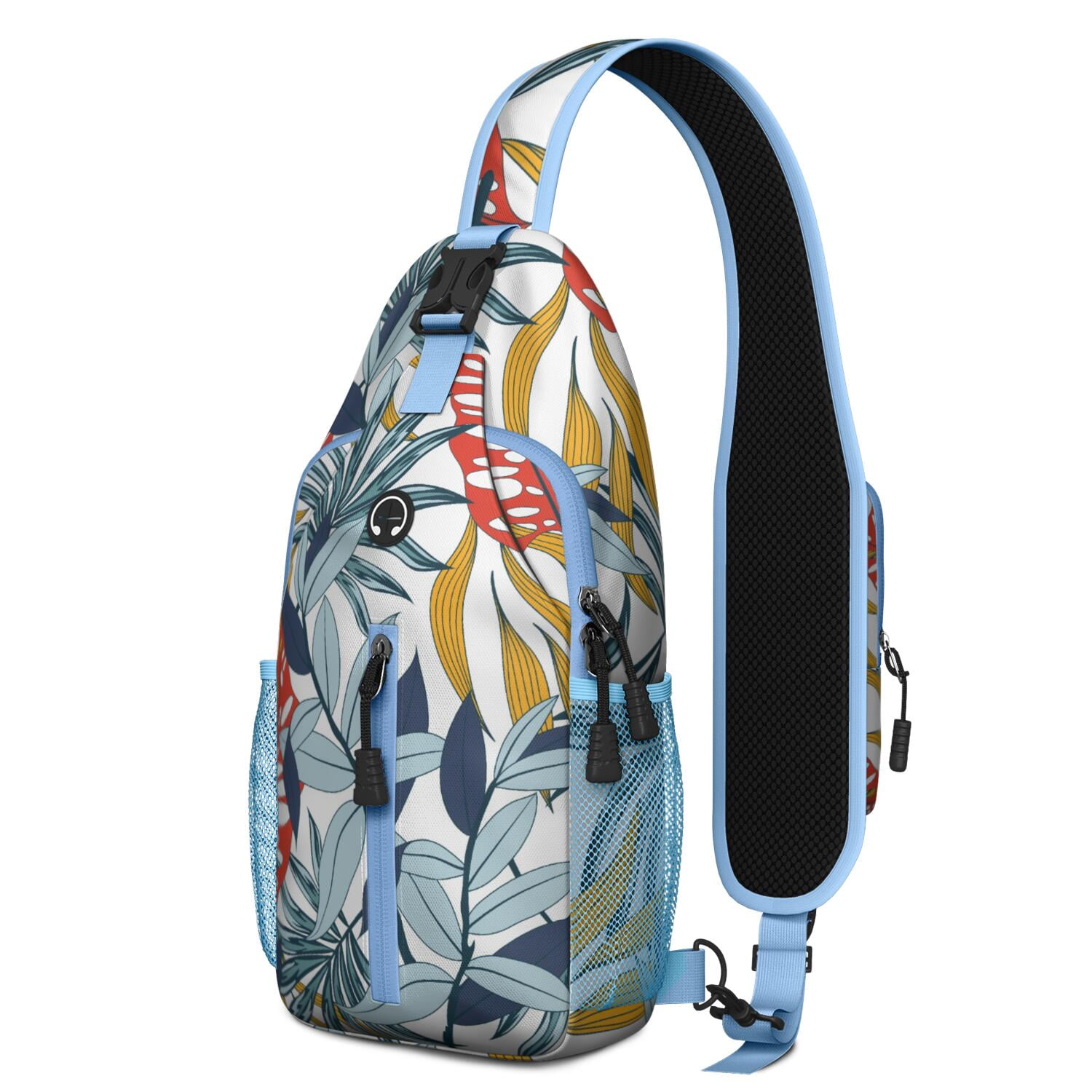 Tropical Beach Sunset Sling Backpack, Lightweight Crossbody Daypack ...