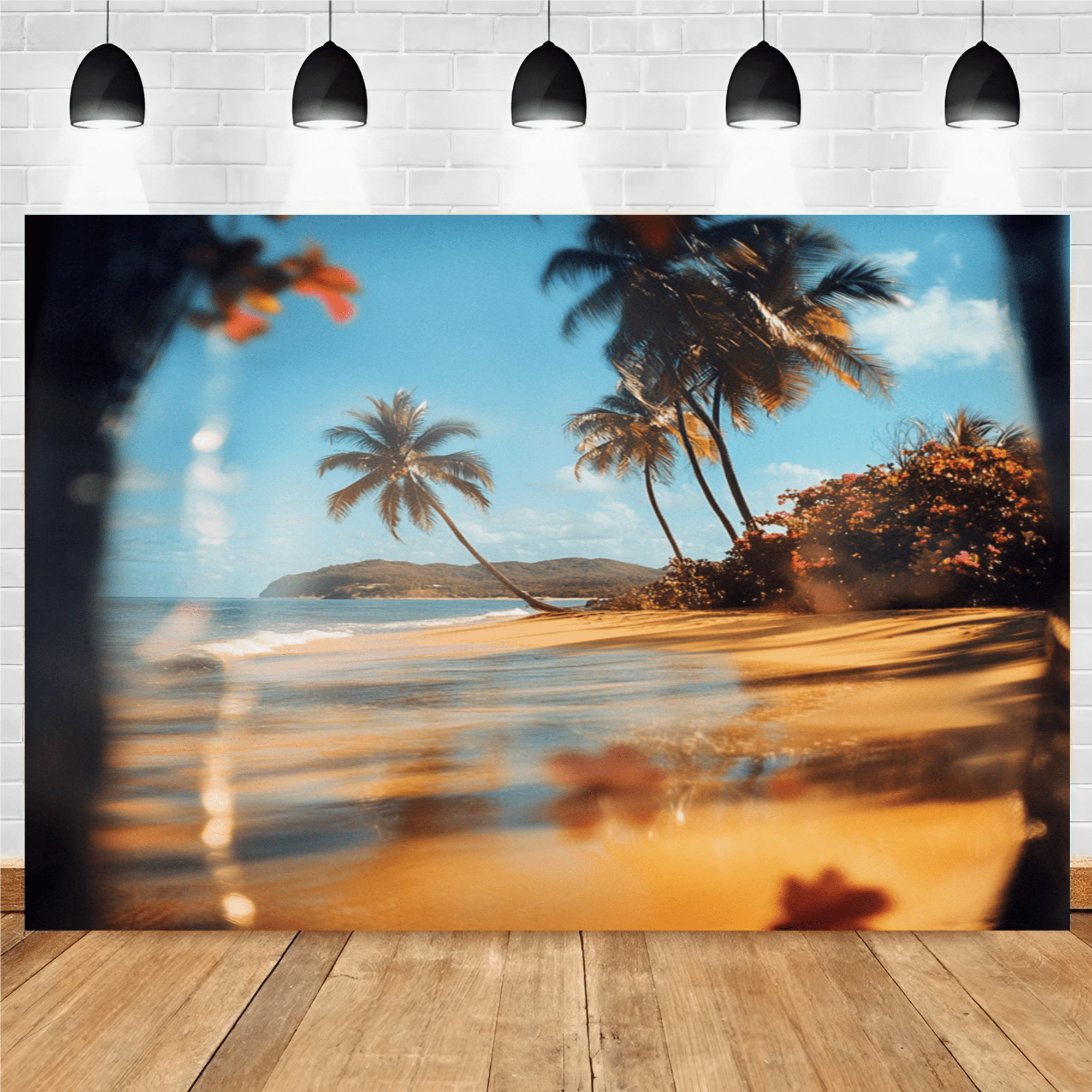 Tropical Beach View(4) Natural Scenic Backdrops Summer Landscape ...