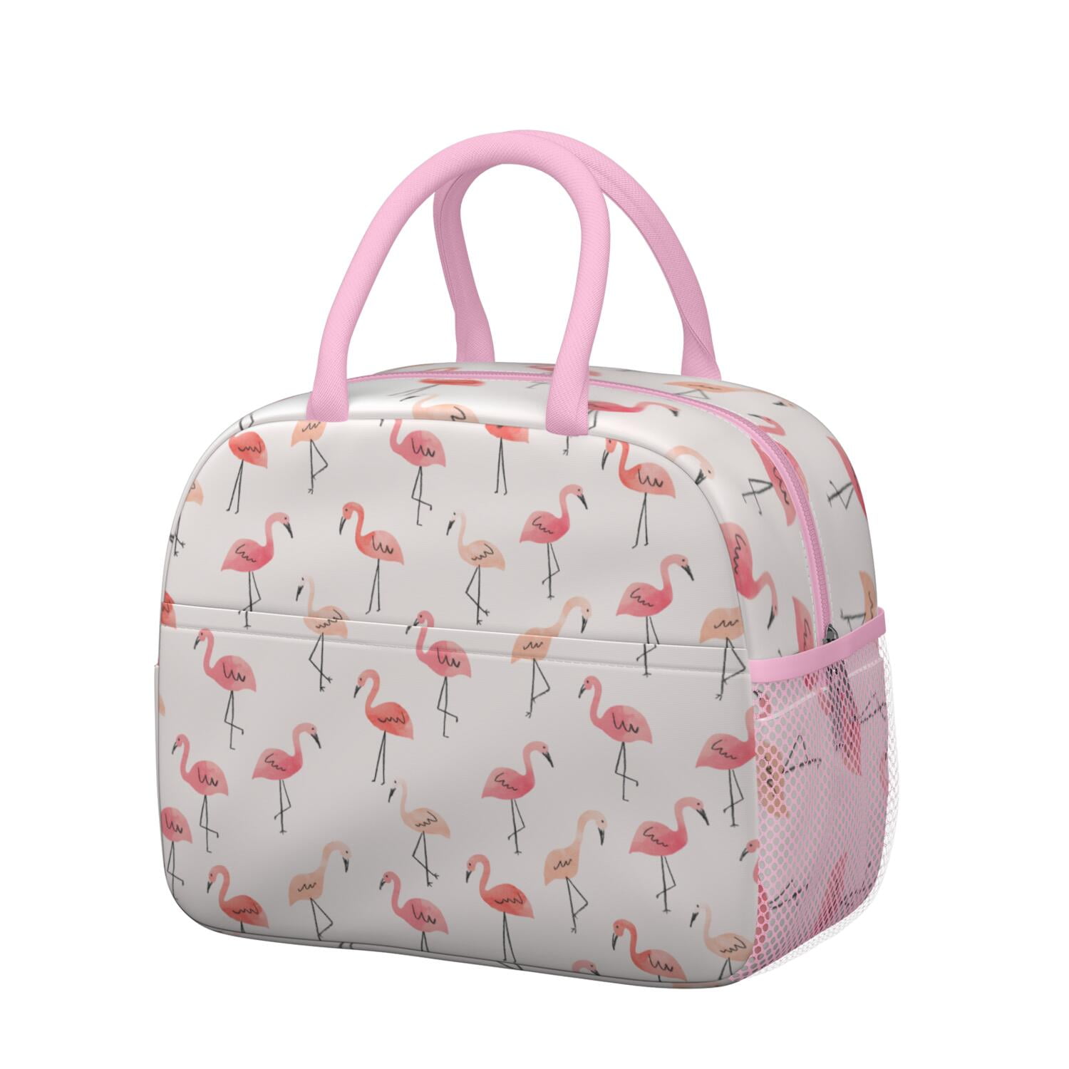 Tropical Bird Floral Pattern Lunch Box Lunch Bag for Women Men Large ...
