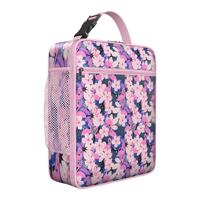 Tropical Bird Insulated Lunch Bag Box Teen Reusable Lunch Bag Fit Most ...
