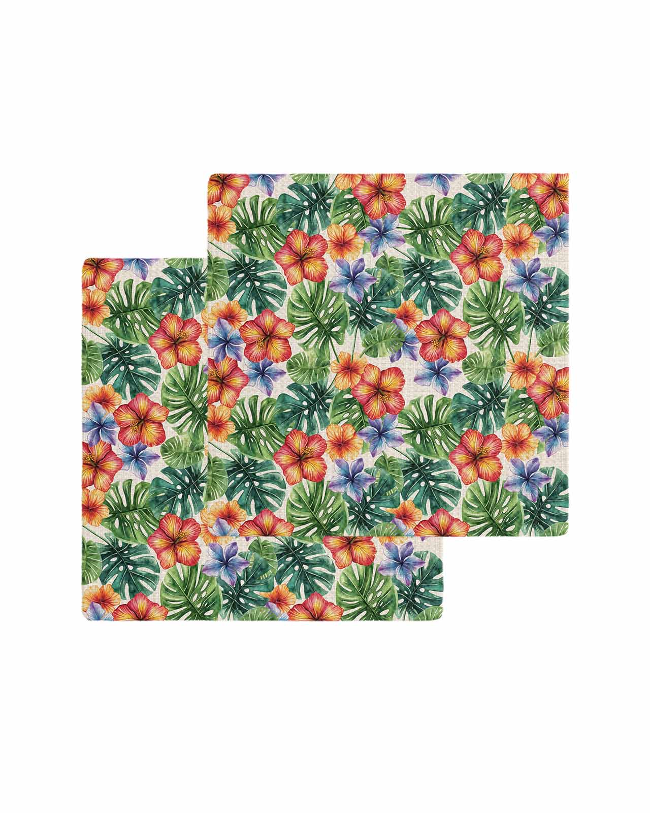 Tropical Botanical Kitchen Dish Towels for Drying Dishes Set of 2 ...