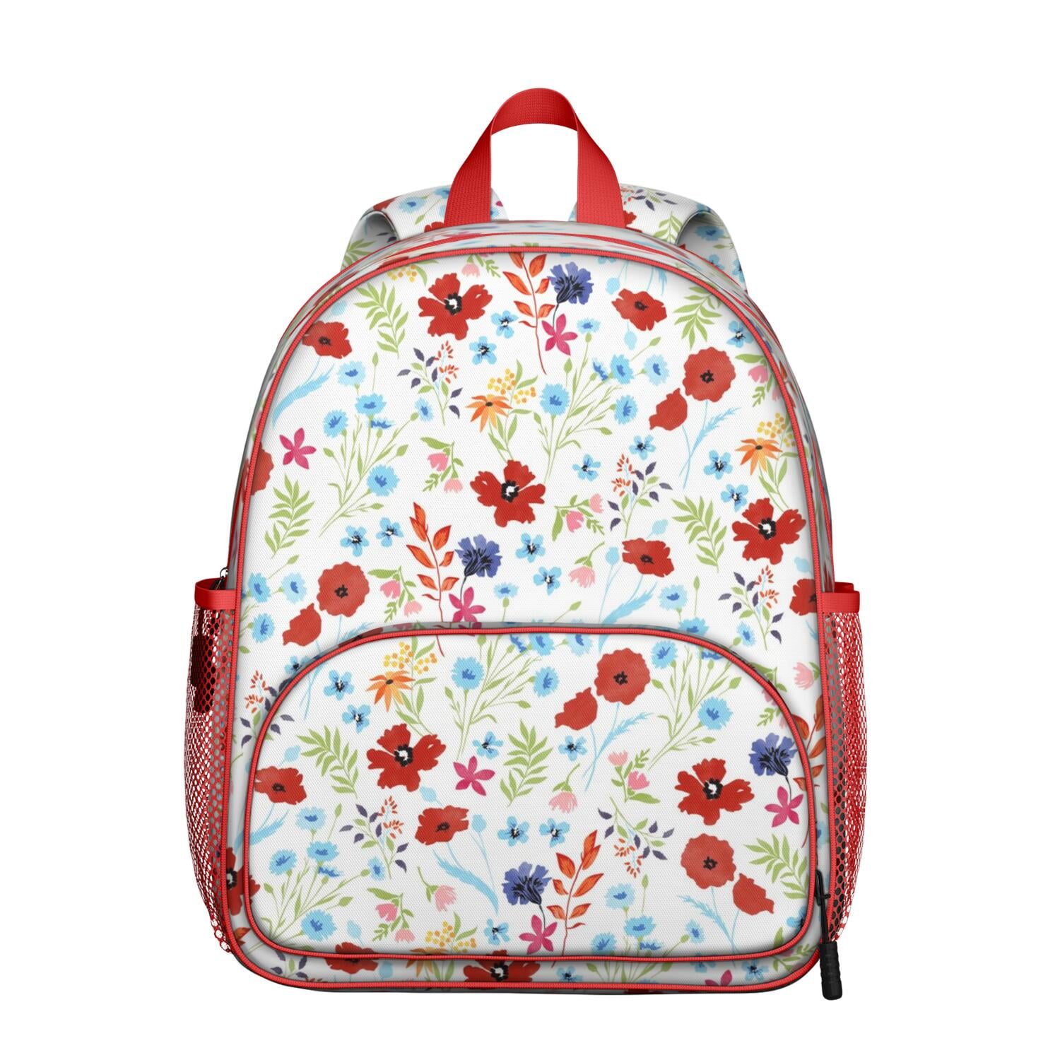 Tropical Bright Flower Backpack - Ergonomic & Padded Design - Walmart.com