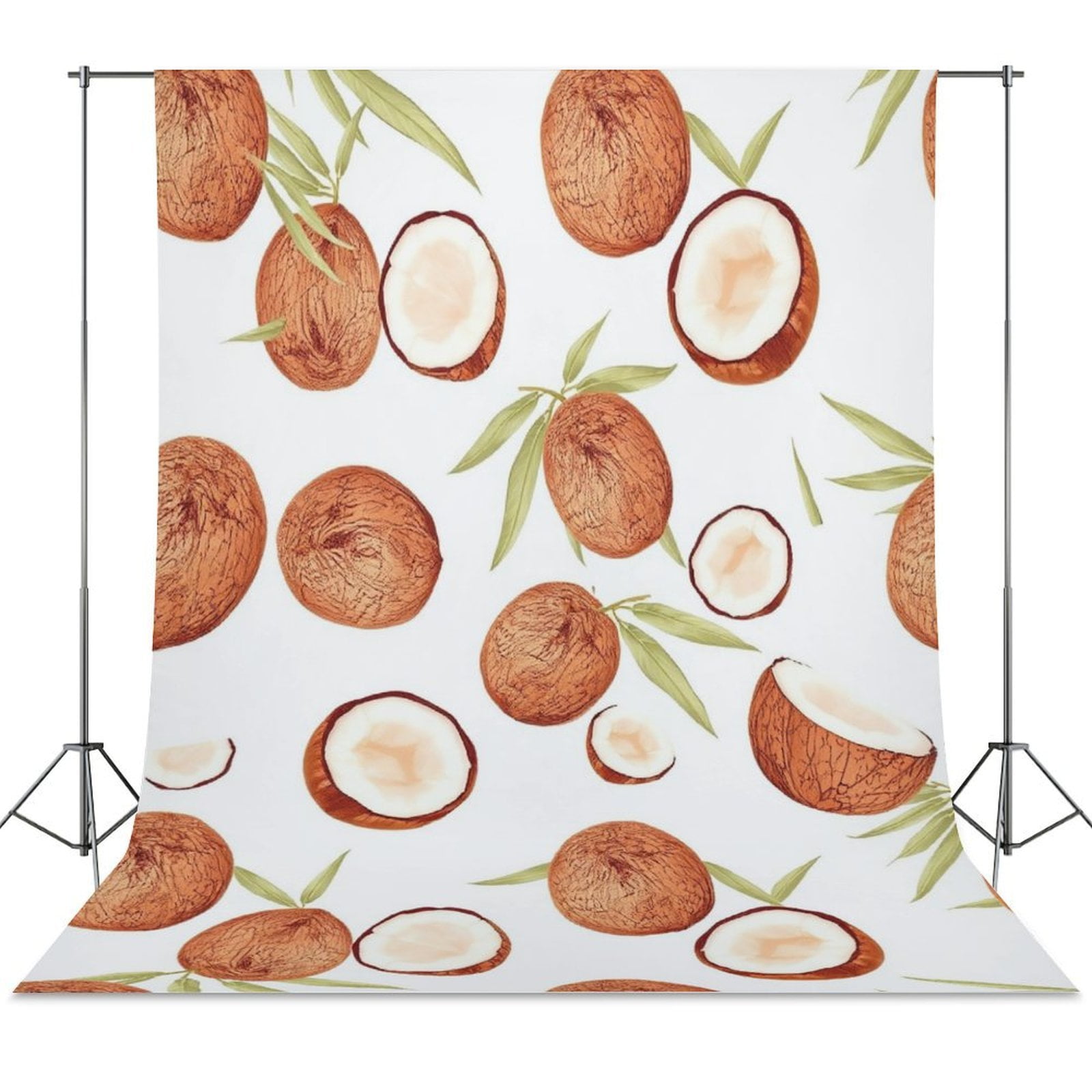 Tropical Coconut Pattern Backdrop Baby Shower Newborn Portrait Girl Boy ...