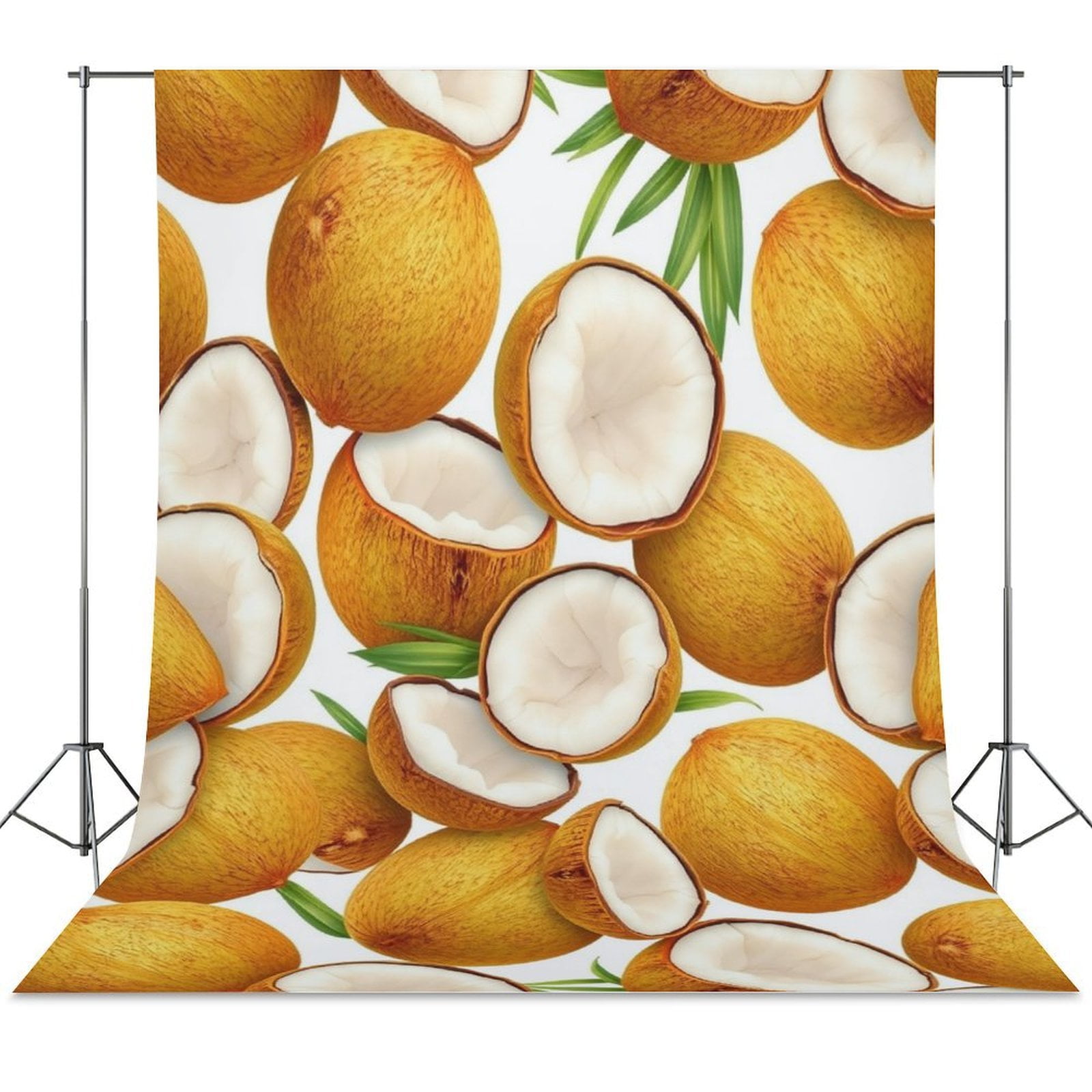 Tropical Coconut Pattern Party Backdrop Birthday Decoration Backgrounds ...