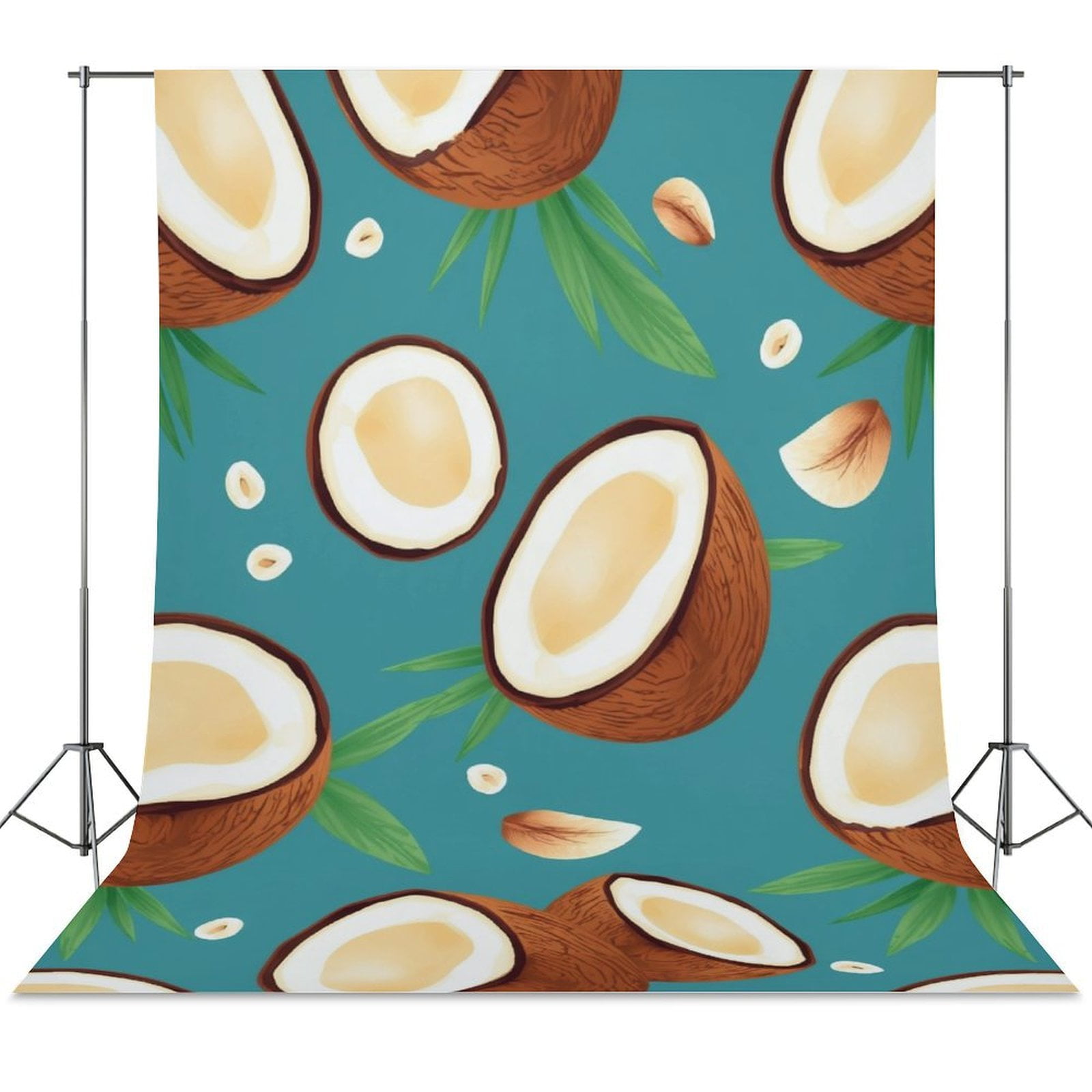 Tropical Coconut Pattern Party Backdrop Birthday Decoration Backgrounds ...