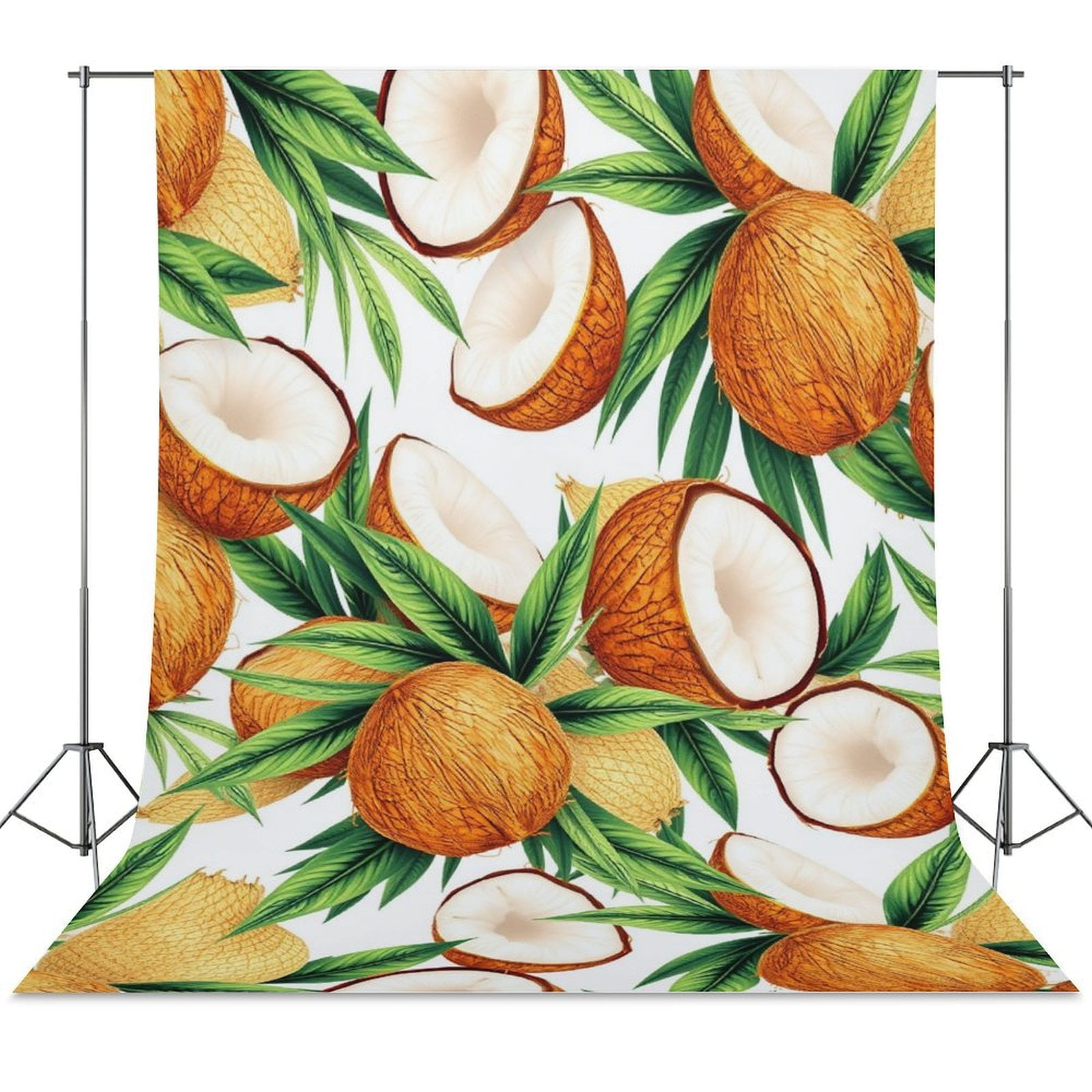Tropical Coconut Pattern Party Backdrop Birthday Decoration Backgrounds ...