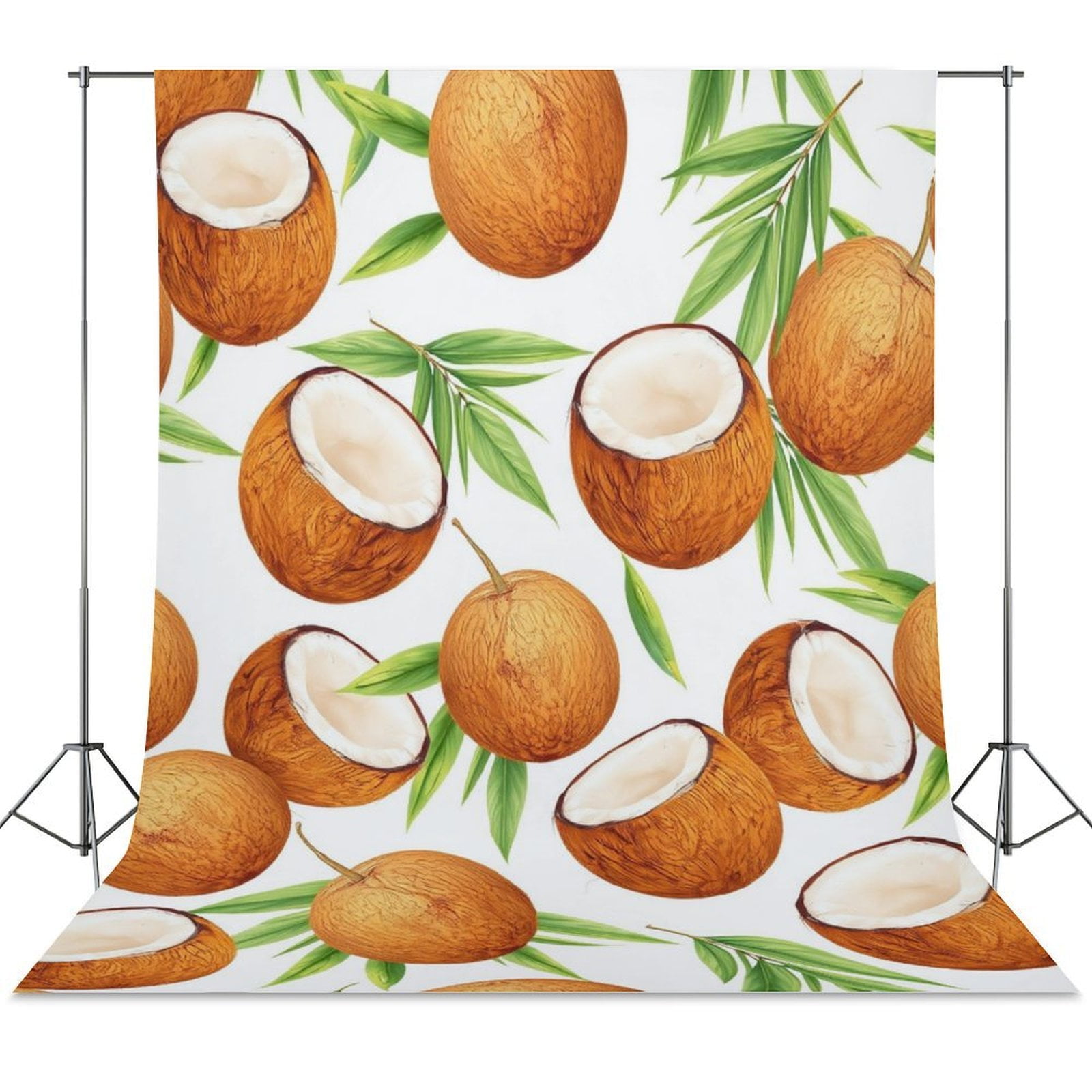 Tropical Coconut Pattern Photography Backdrops Adult Photostudio Props ...