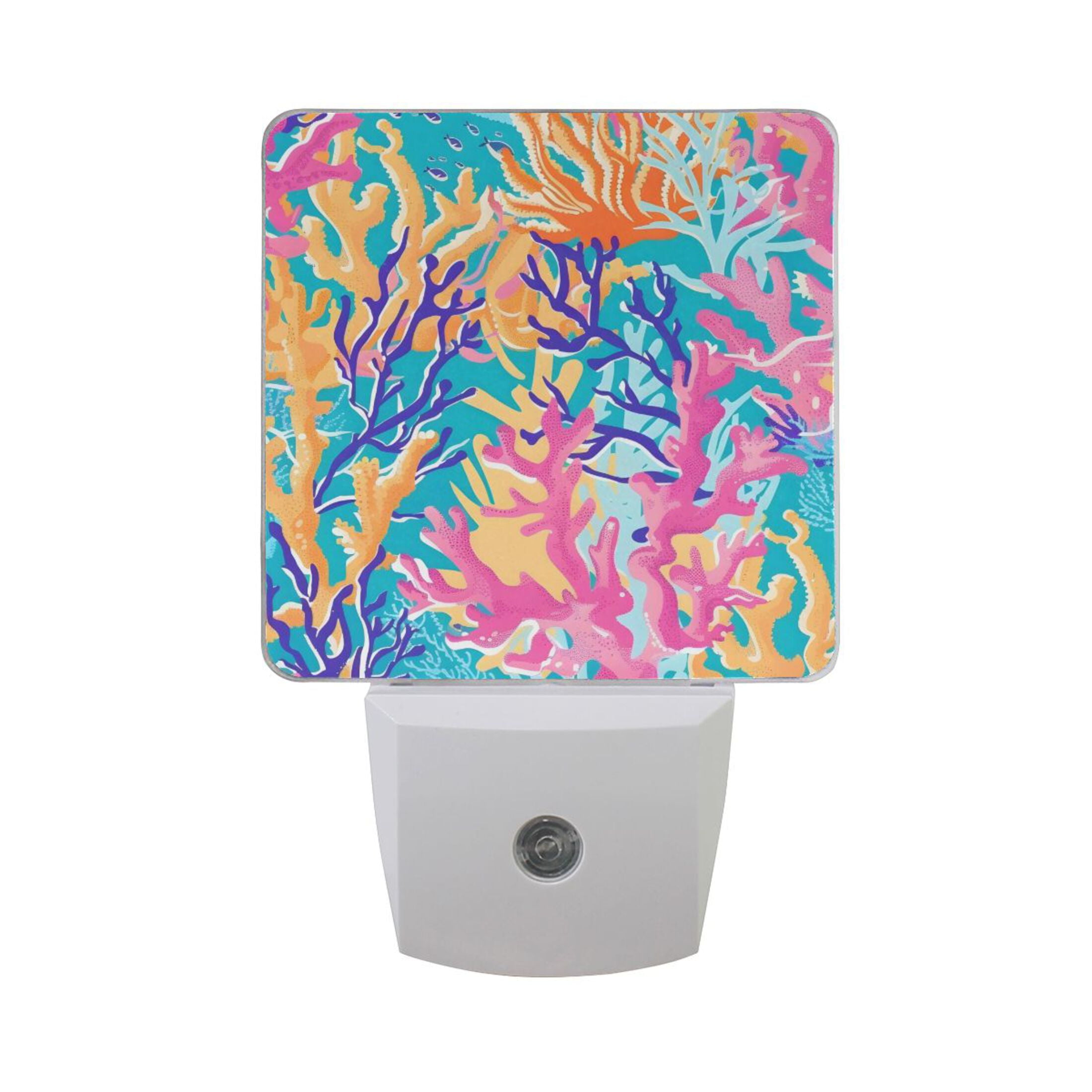 Tropical Coral Reef Night Light 2 Pack LED Nightlight Plug into Wall ...