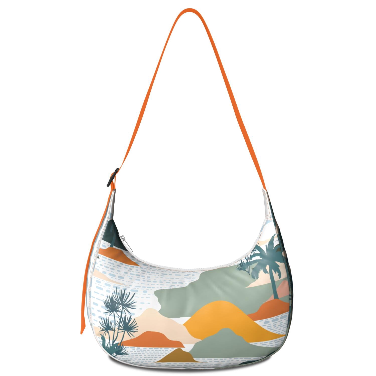 Tropical Crossbody Bag for Women Hawaiian Island Classic Corduroy ...
