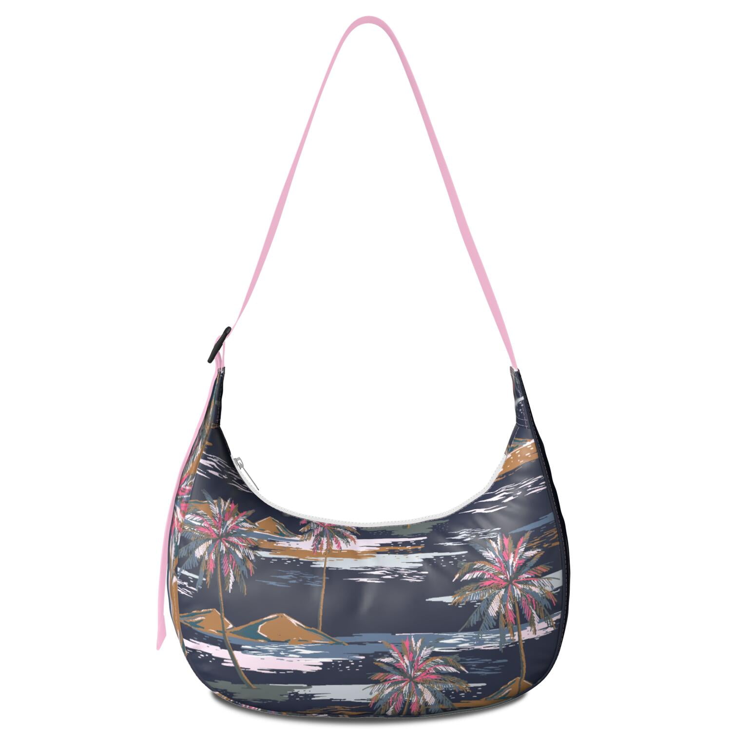 Tropical Crossbody Bag for Women Hawaiian Island Classic Corduroy ...
