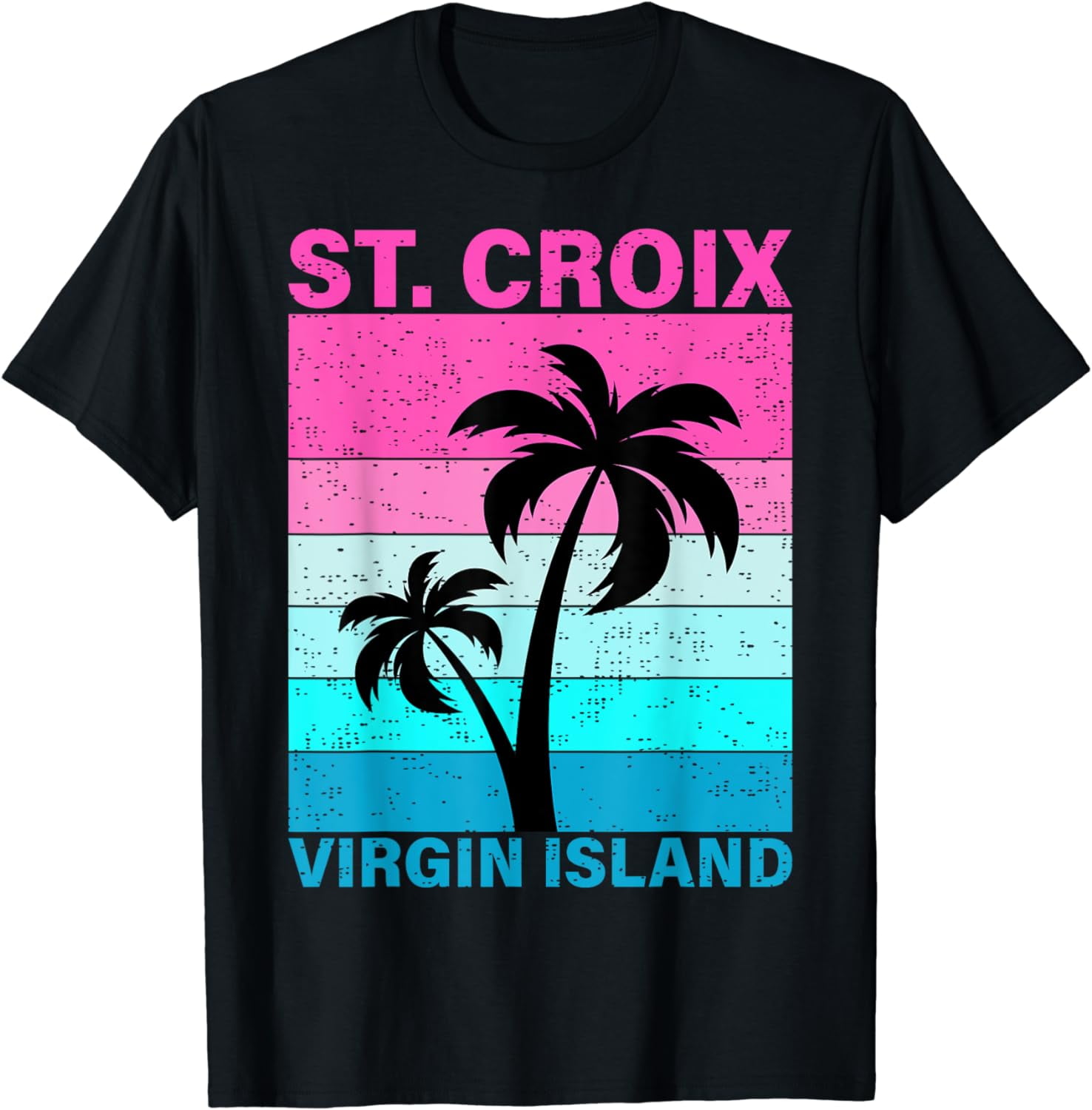 Tropical Family Vacation Virgin Island St. Croix Beach T-Shirt - Walmart.com