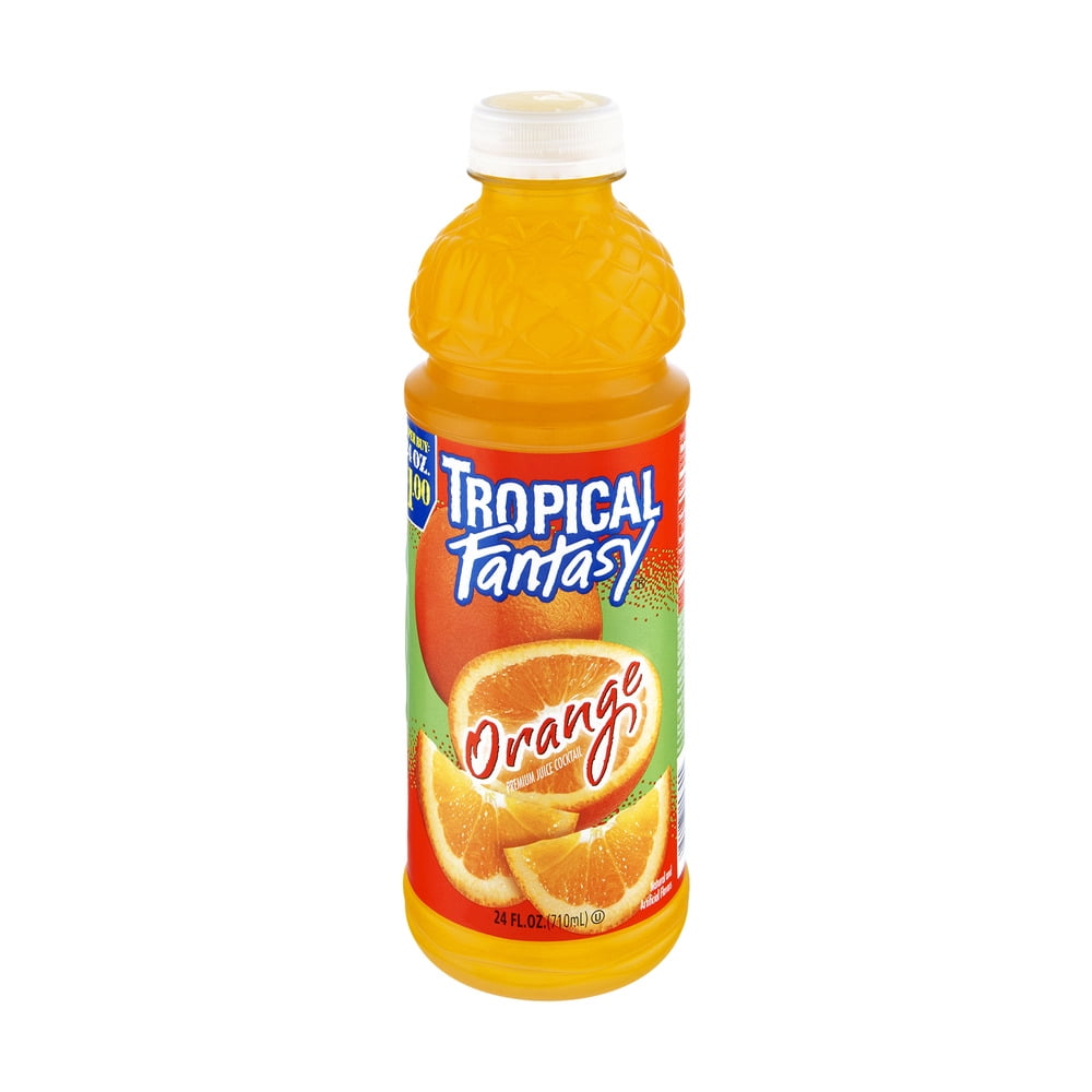 Tropical Fantasy Orange Premium Juice Cocktail, 24 fl oz - Walmart.com