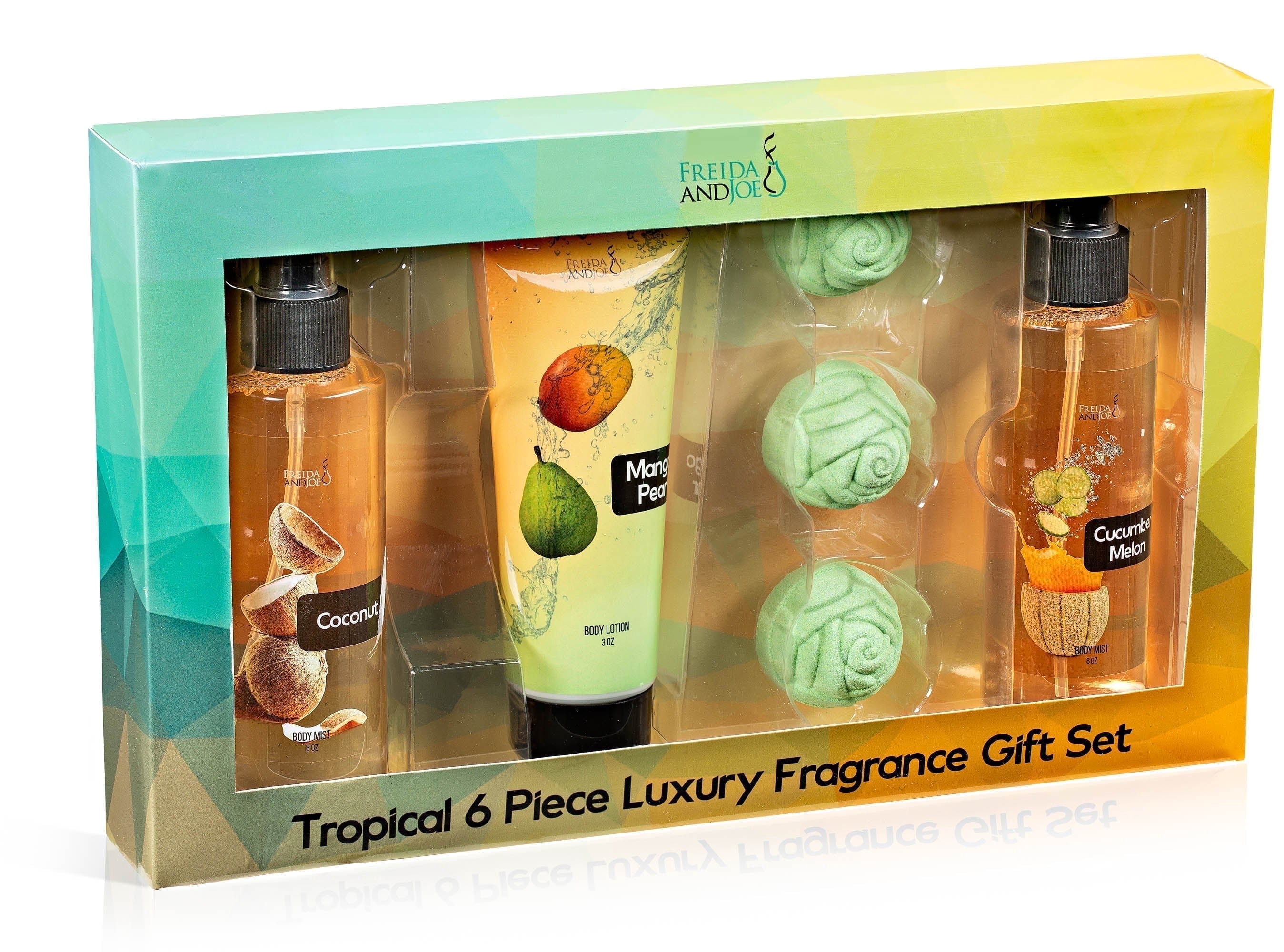 Tropical Body Mist & Lotion Gift Set for Men & Women – Coconut ...