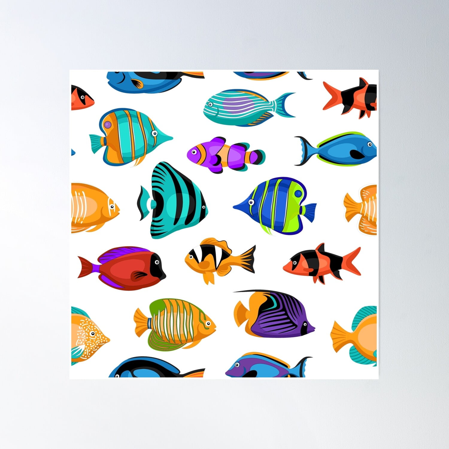 Tropical Fish, Colorful Fish Pattern, Sea Life, Ocean, Scuba, Diving ...
